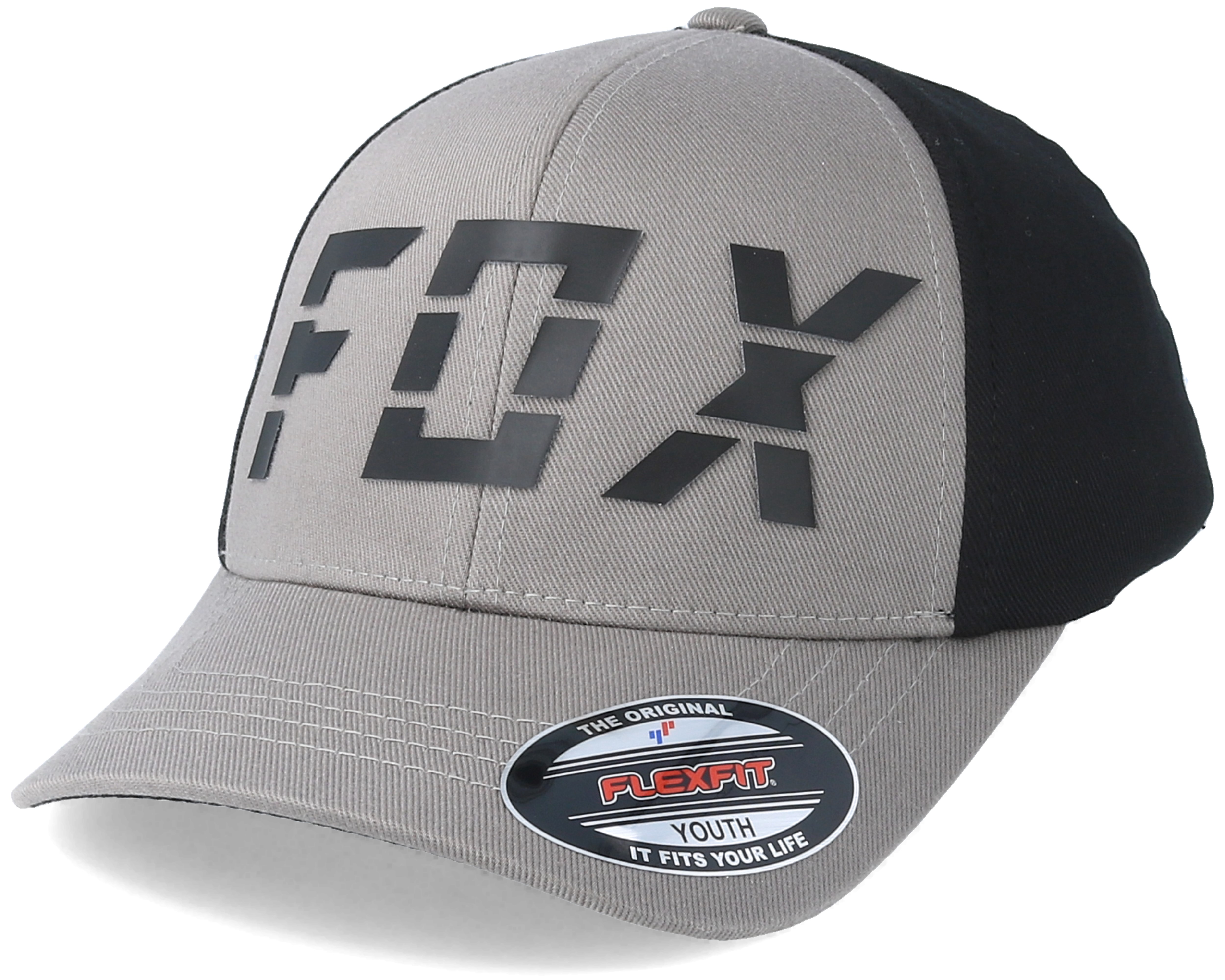 Kids Smoke Blower Youth Grey Flexfit - Fox caps - Hatstoreworld.com