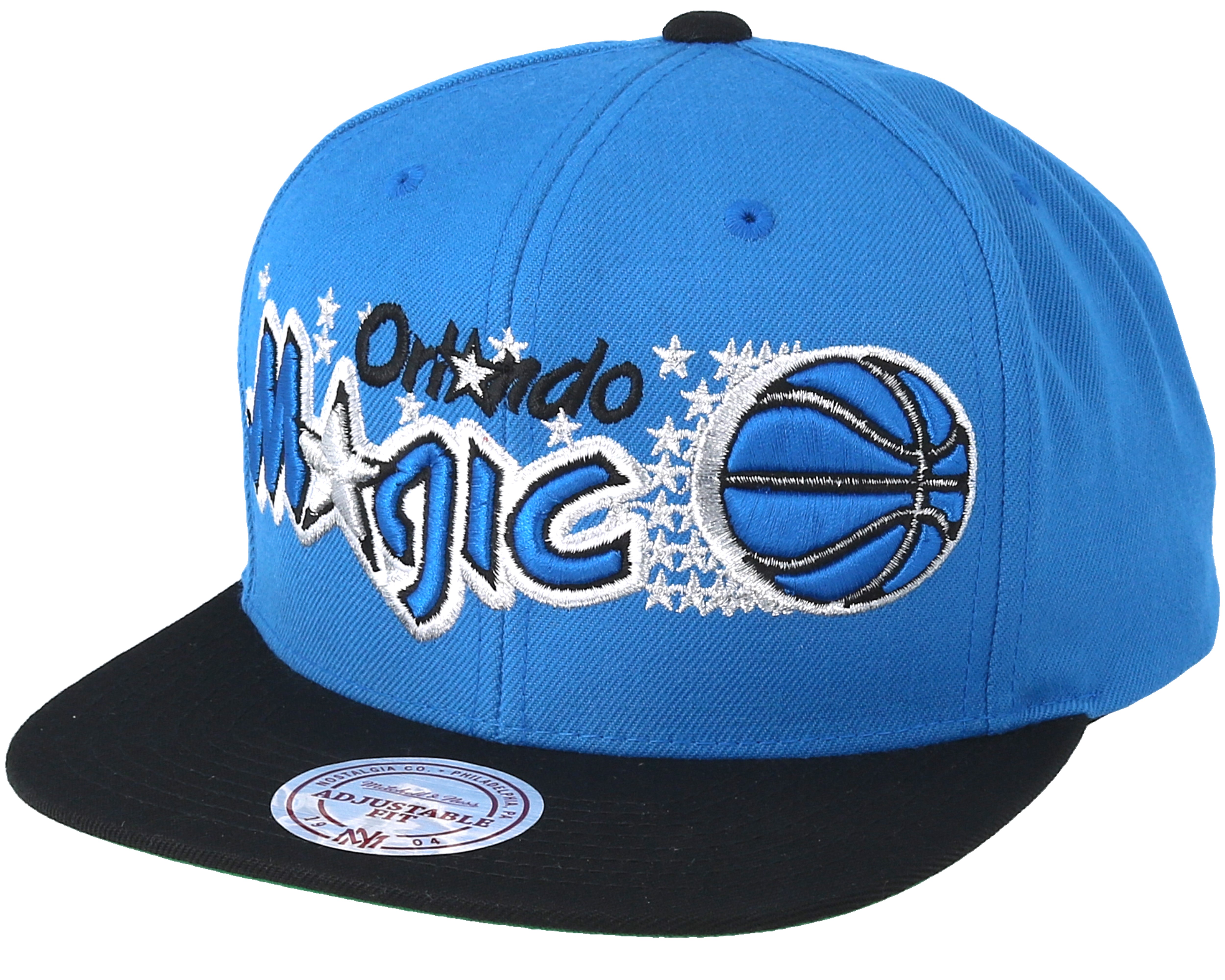Orlando Magic XL Logo 2 Tone Navy/Blue Snapback - Mitchell & Ness caps - Hatstoreworld.com