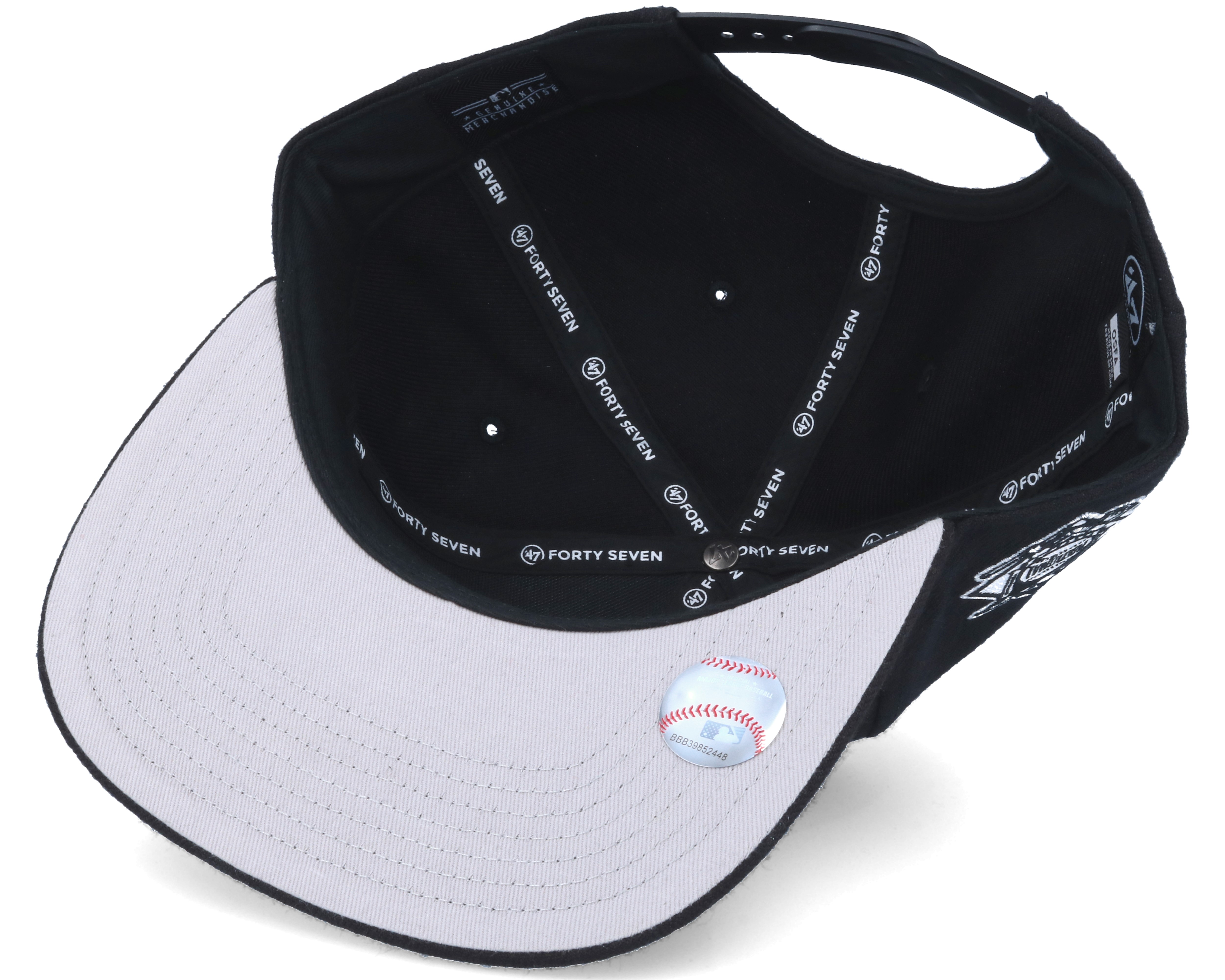 Los Angeles Dodgers Sure Shot `47 Captain Black Snapback - 47 Brand ...