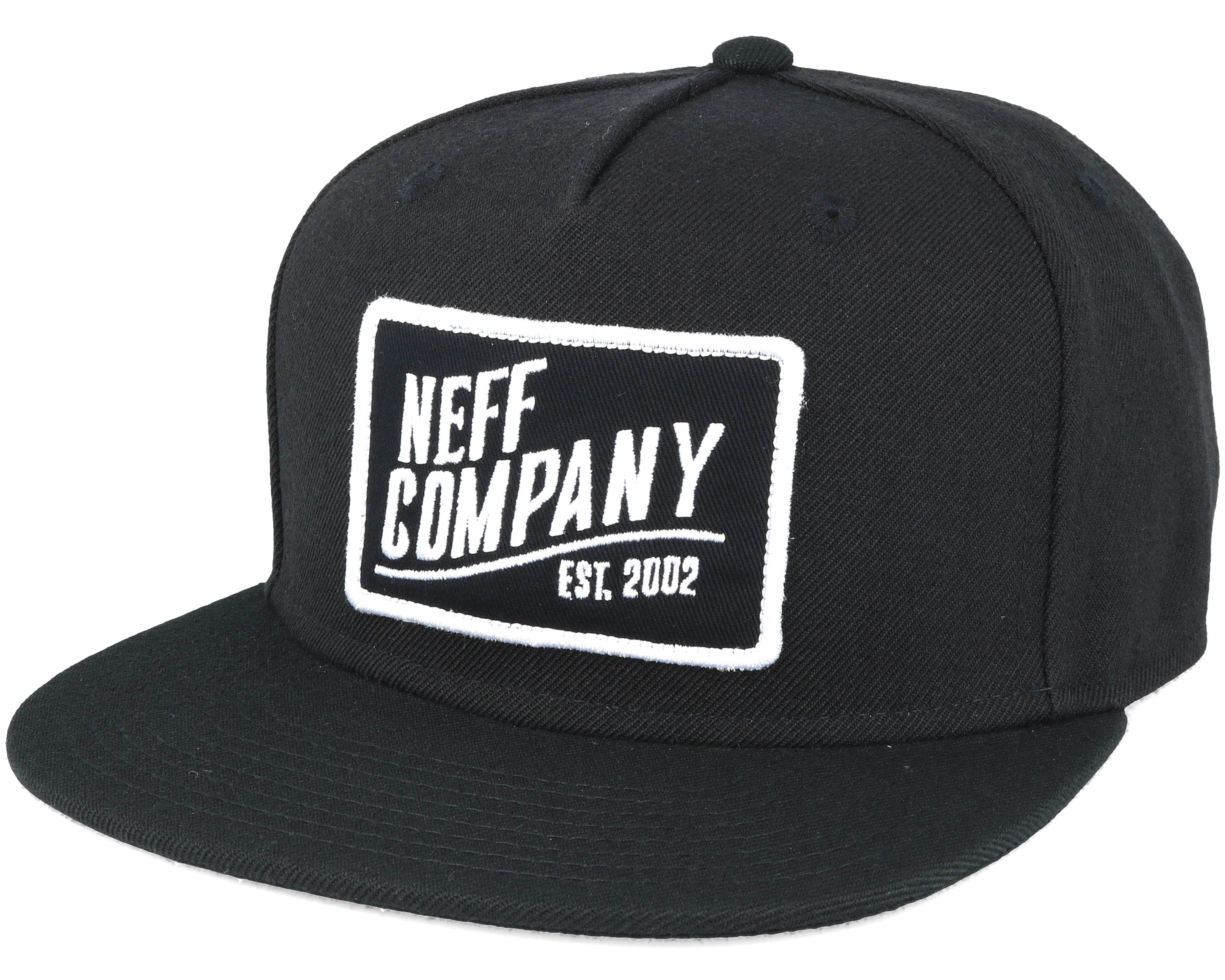 Station 2 Black Snapback - Neff caps - Hatstoreworld.com