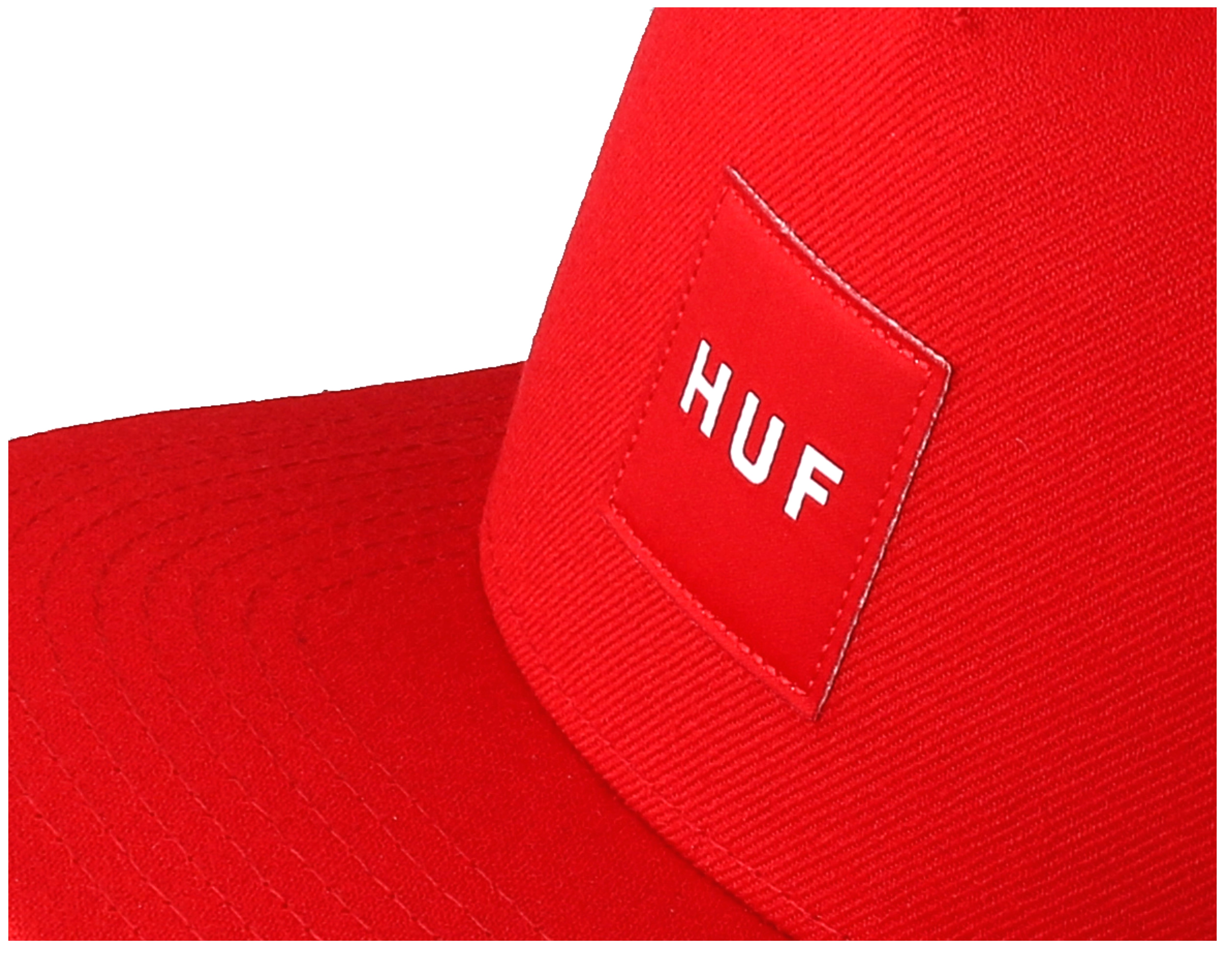 Box Logo Red Snapback - Huf caps - Hatstoreworld.com