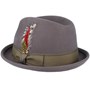 Gain Grey/Gold Fedora - Brixton hats - Hatstoreworld.com