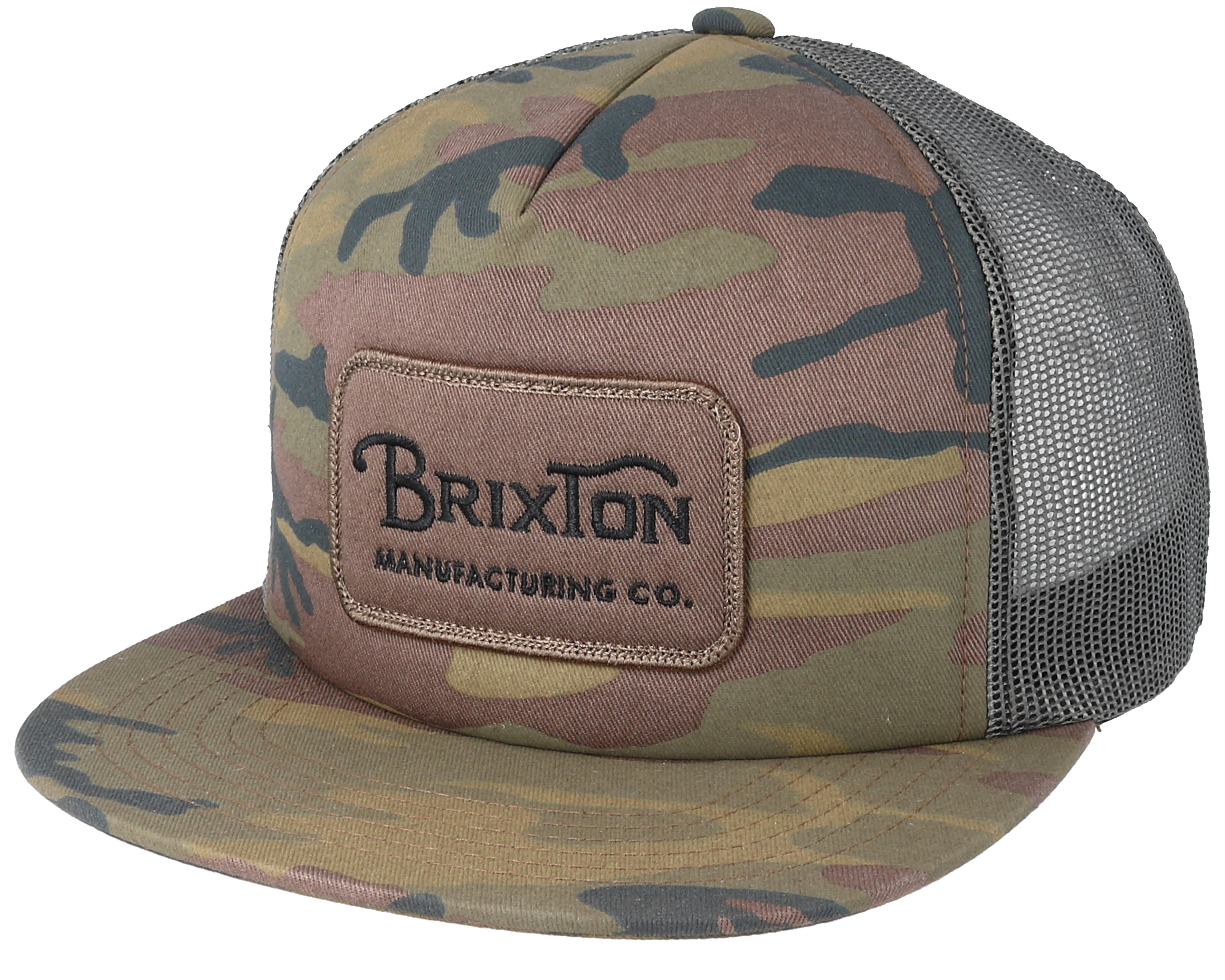 Grade Mesh Camo Trucker - Brixton caps - Hatstoreworld.com