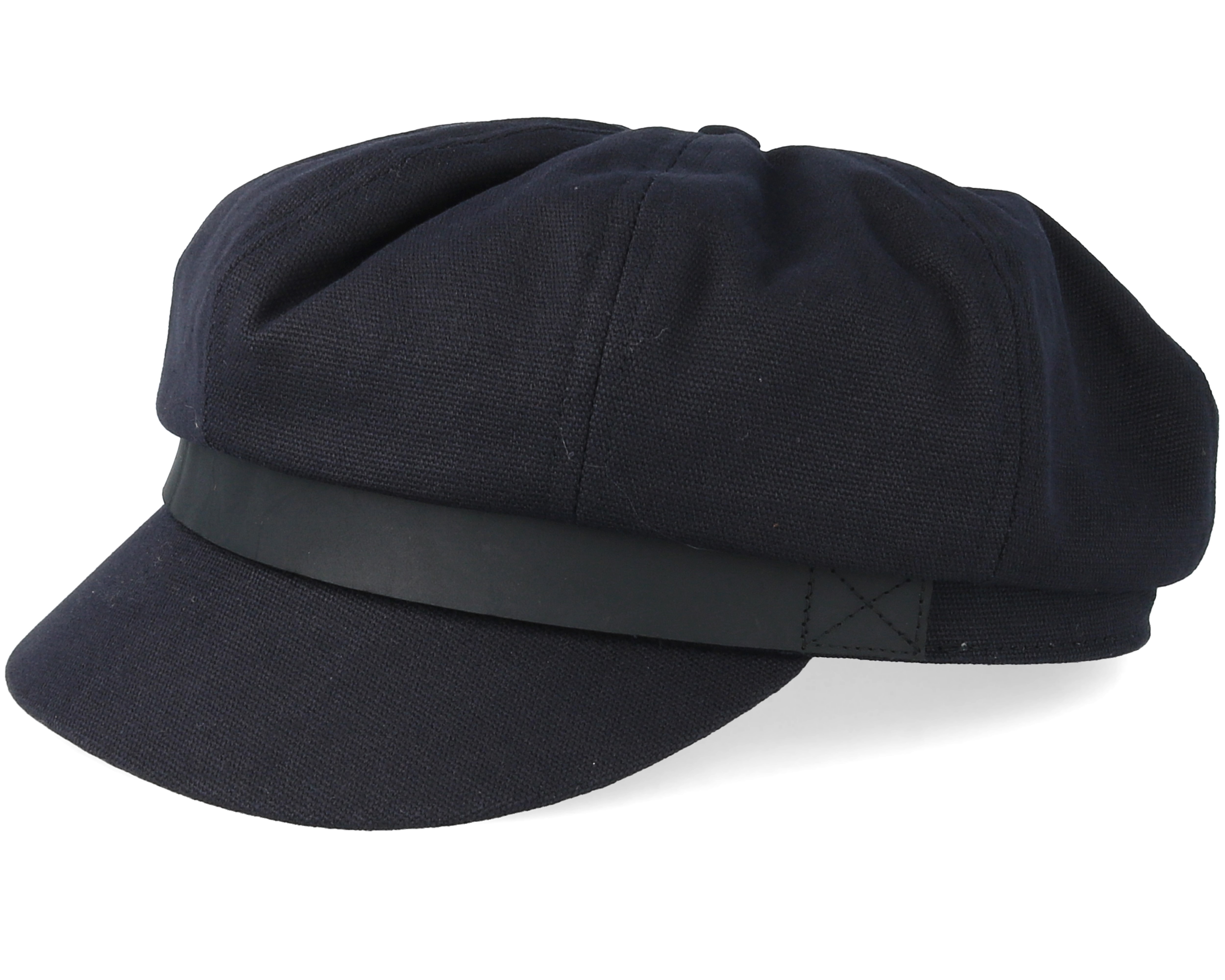 Montreal Black Flat Cap - Brixton caps - Hatstoreworld.com