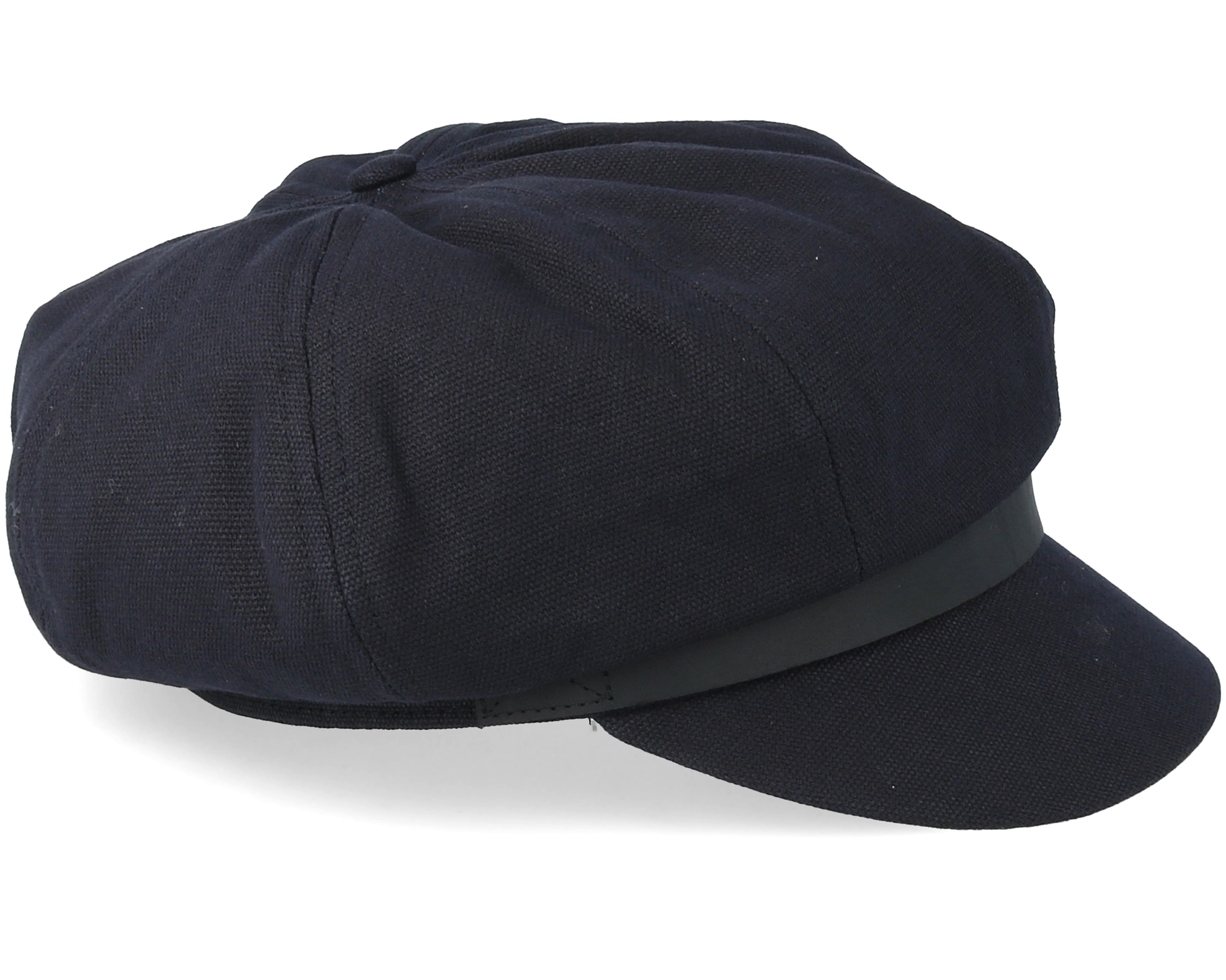 Montreal Black Flat Cap - Brixton caps - Hatstoreworld.com