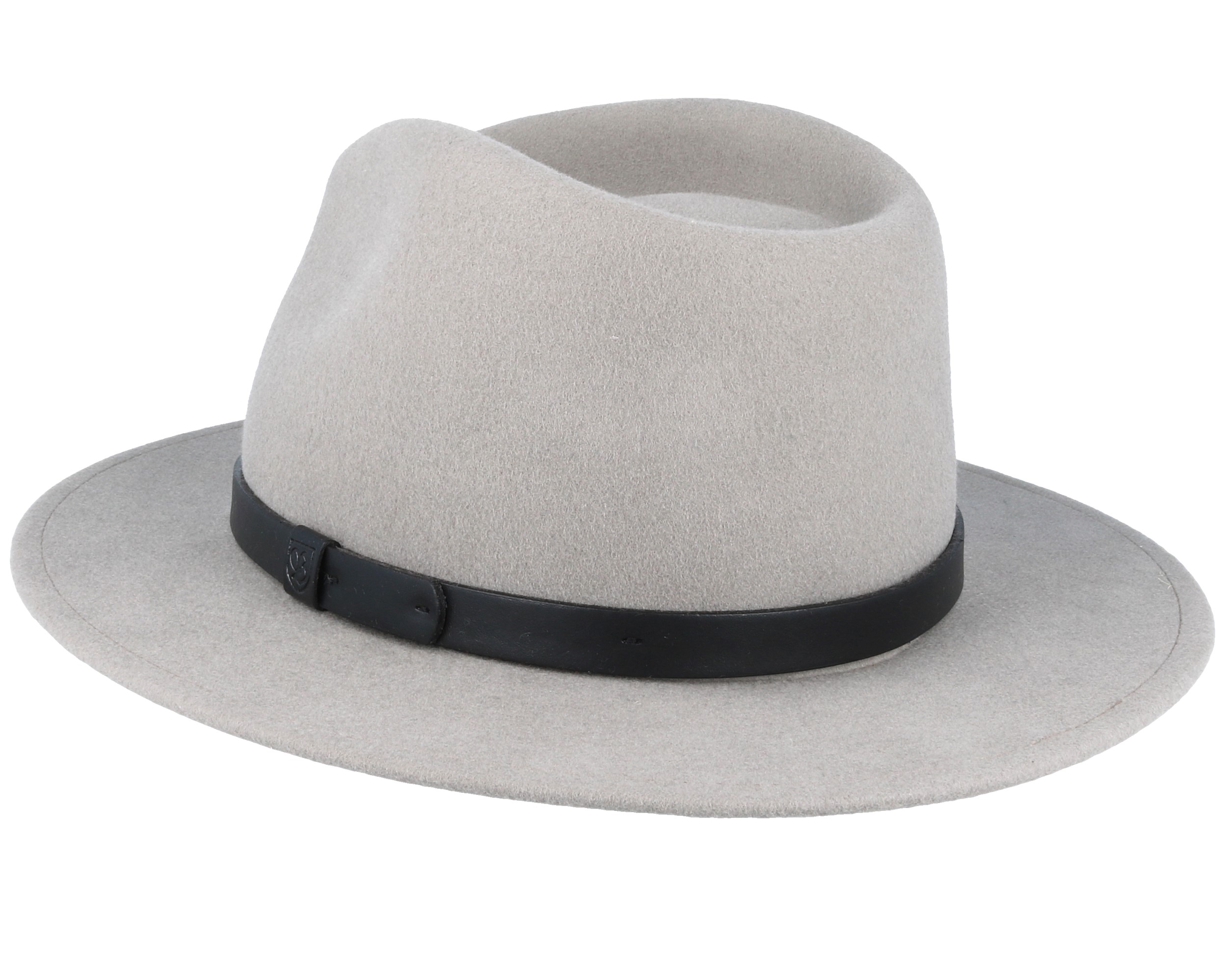 Messer Moon Grey Fedora - Brixton hats - Hatstoreworld.com
