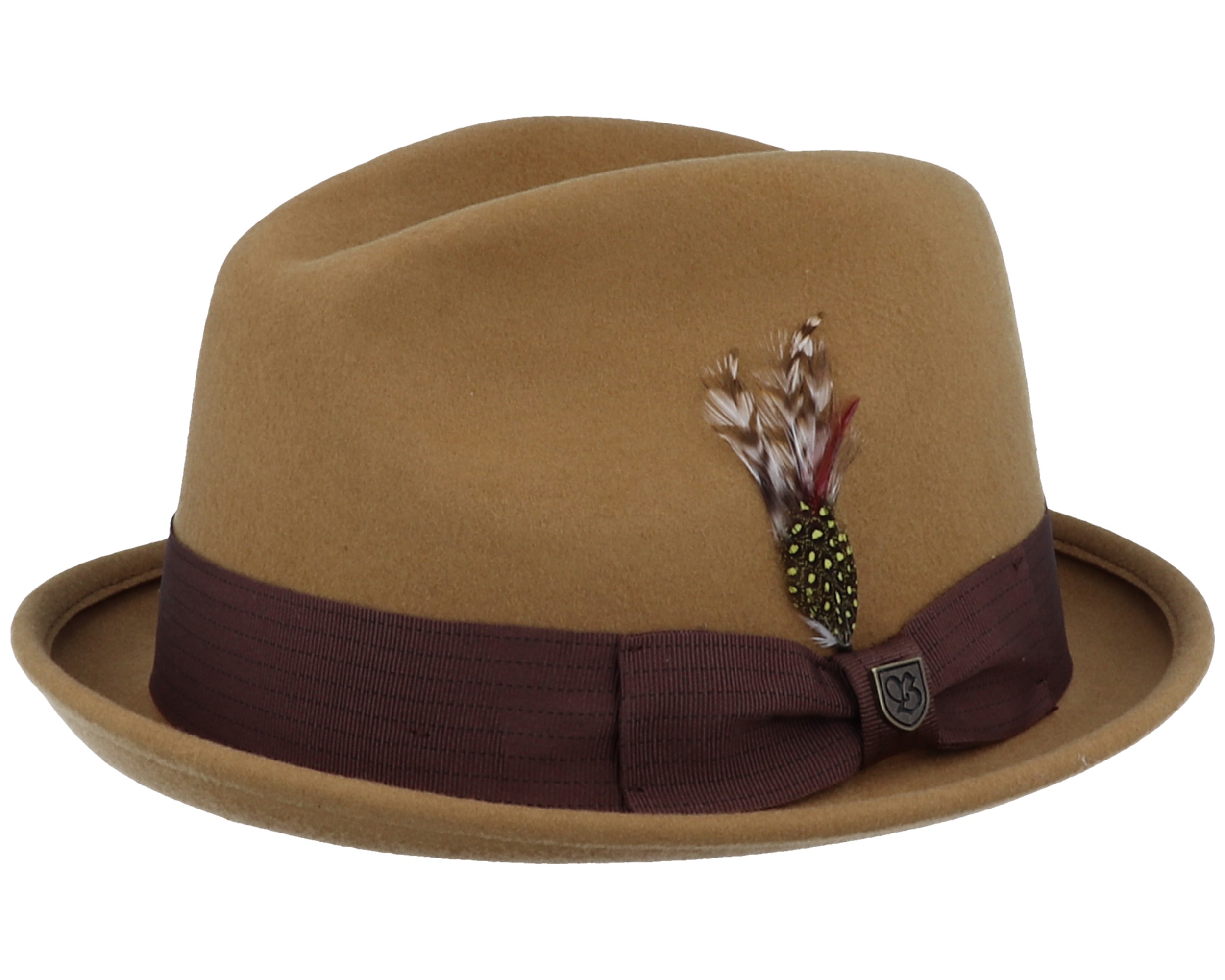 Gain Brass Fedora - Brixton hats - Hatstoreworld.com