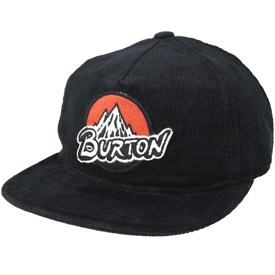Boys Retro True Black Snapback - Burton caps | Hatstore.co.uk