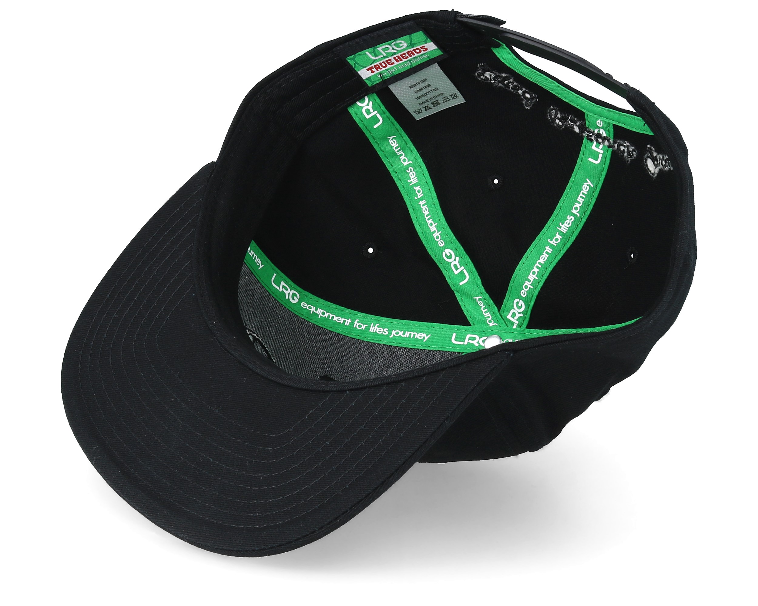 LRG Script Black/Black Snapback - LRG caps - Hatstoreworld.com