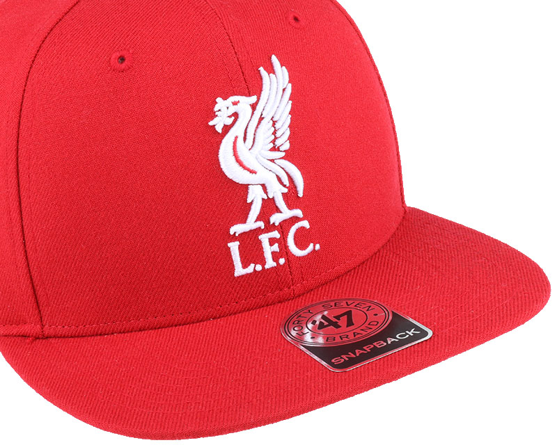 Liverpool FC No Shot Captain Red Snapback - 47 Brand caps ...