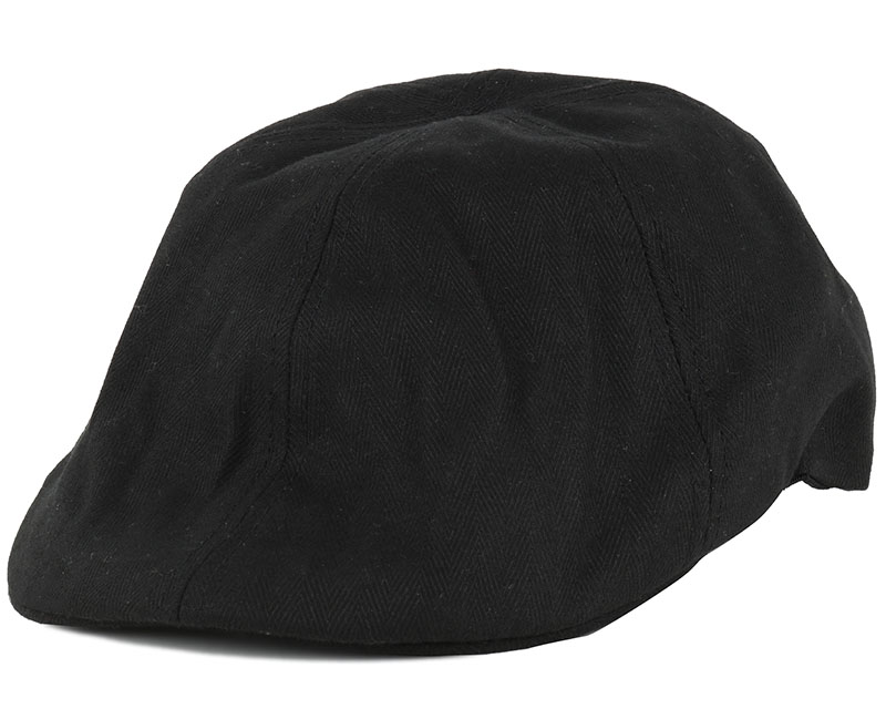 Driver Black Flat Cap - Yupoong caps - Hatstoreworld.com