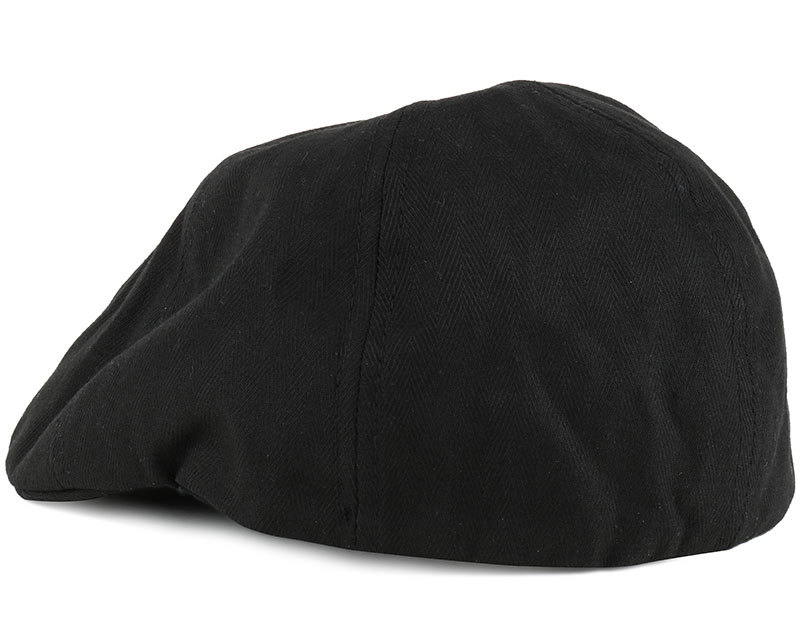 Driver Black Flat Cap - Yupoong caps - Hatstoreworld.com