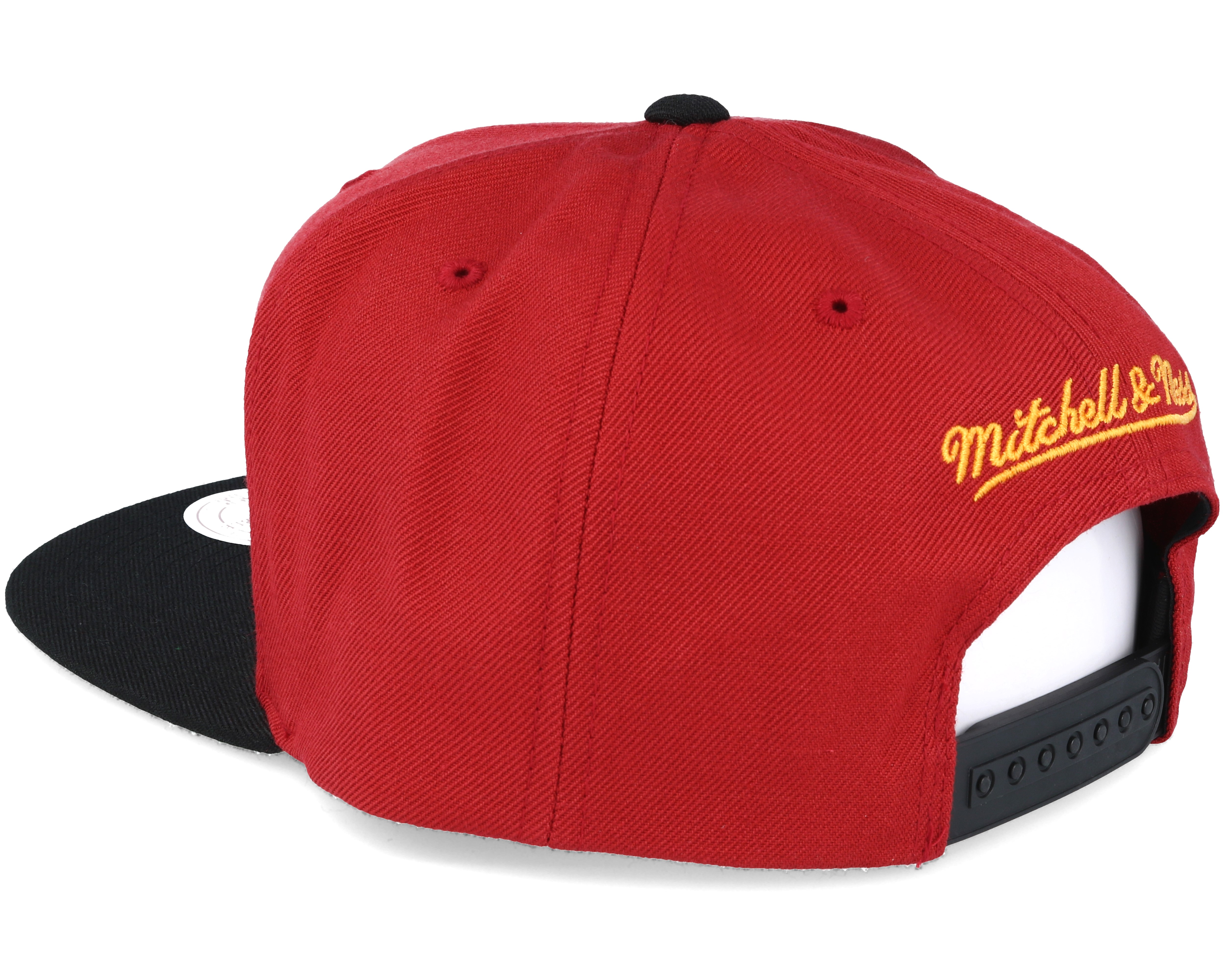 Miami Heat Cursive Script Logo Red Snapback - Mitchell & Ness caps ...