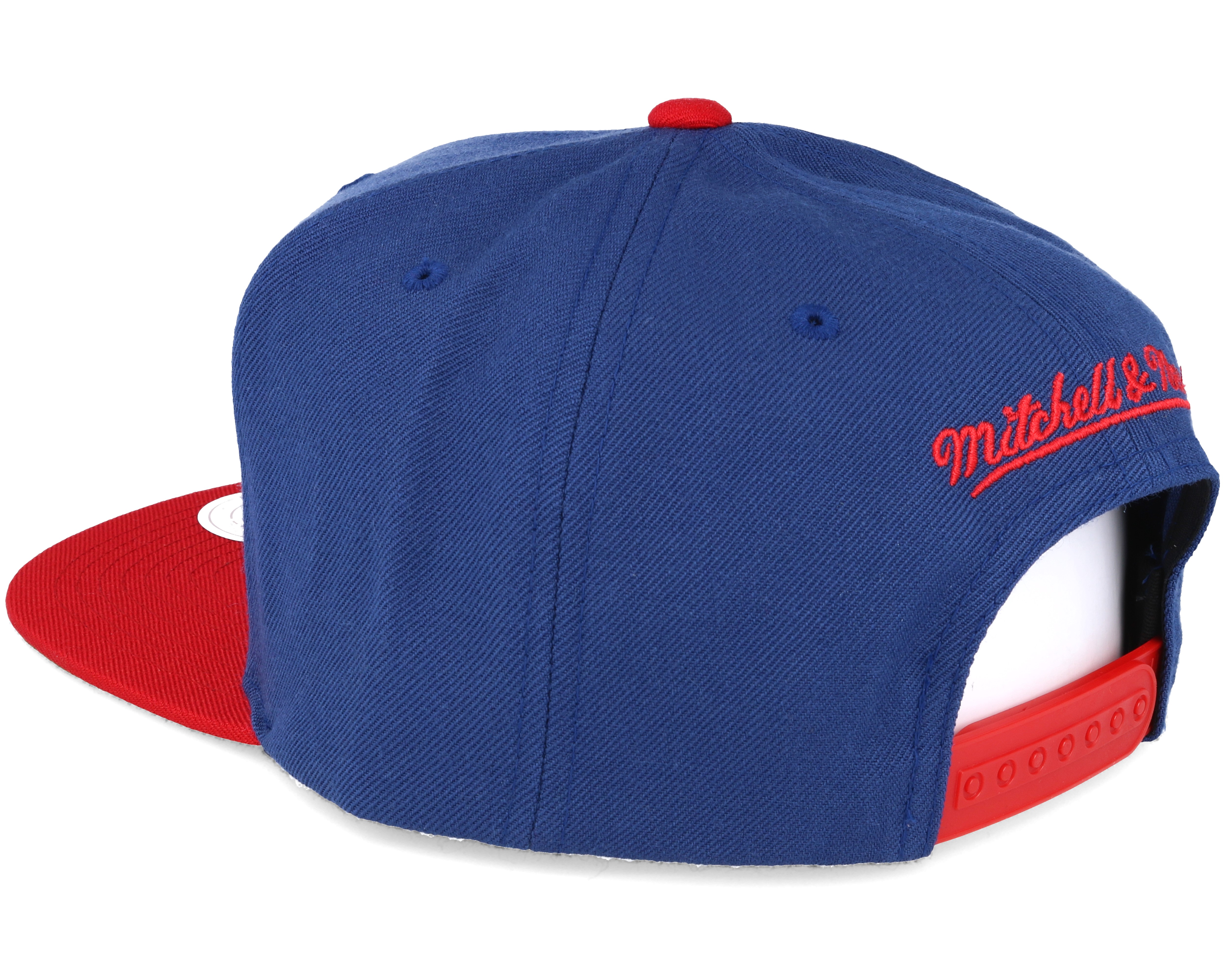 New York Rangers Cursive Script Logo Blue Snapback - Mitchell & Ness ...