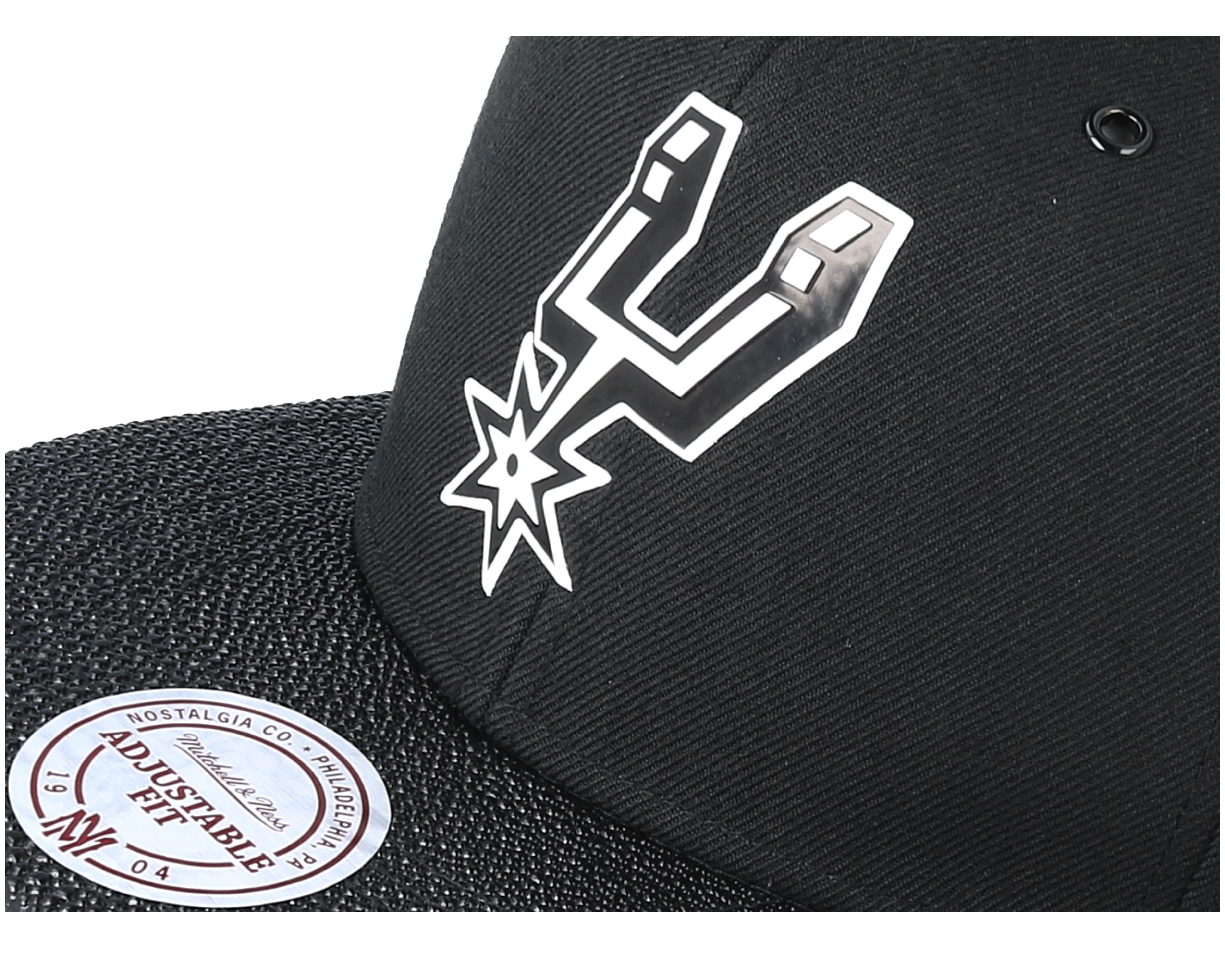 San Antonio Spurs Ultimate Black Snapback - Mitchell & Ness caps ...