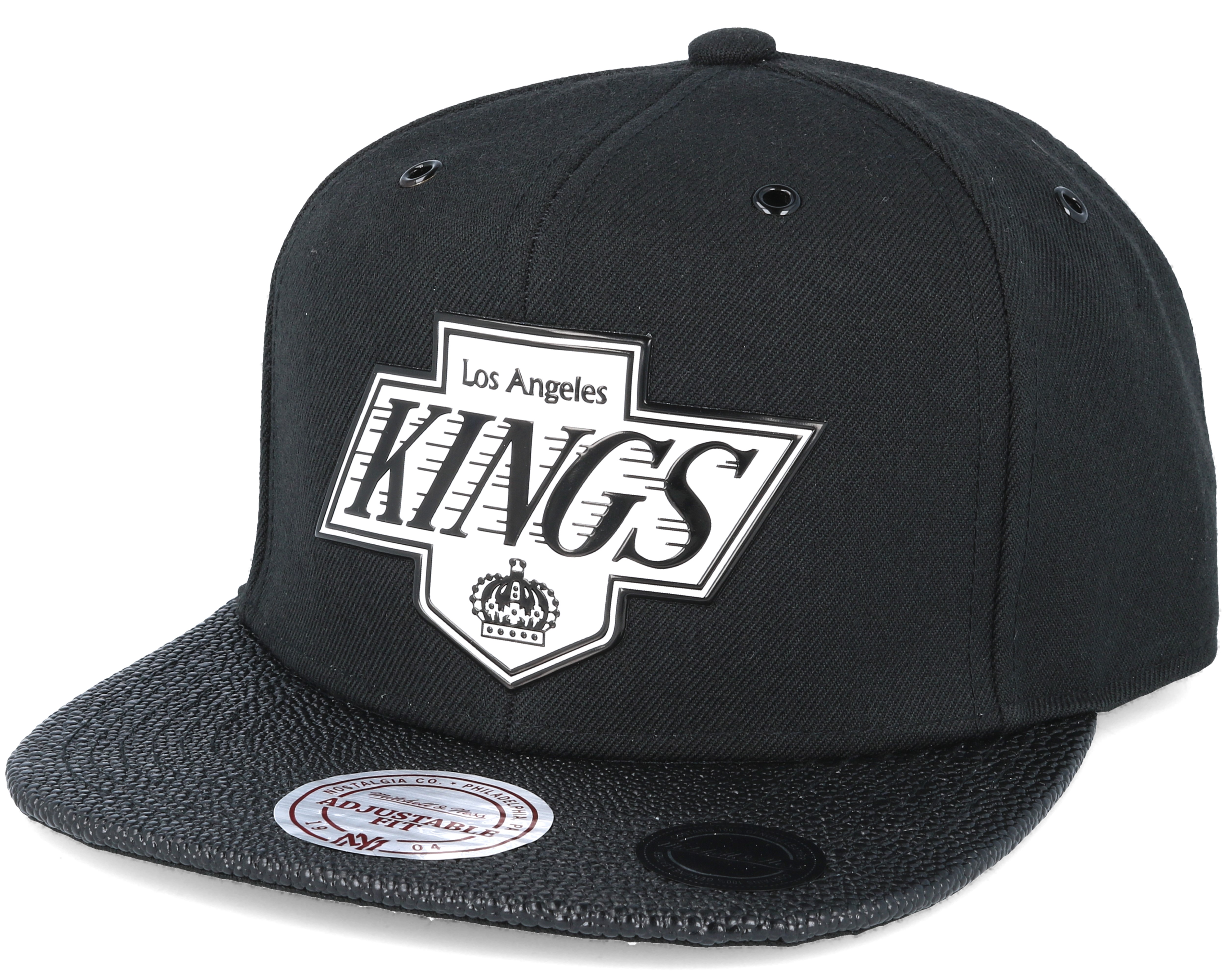 Los Angeles kings Ultimate Black Snapback - Mitchell & Ness caps ...