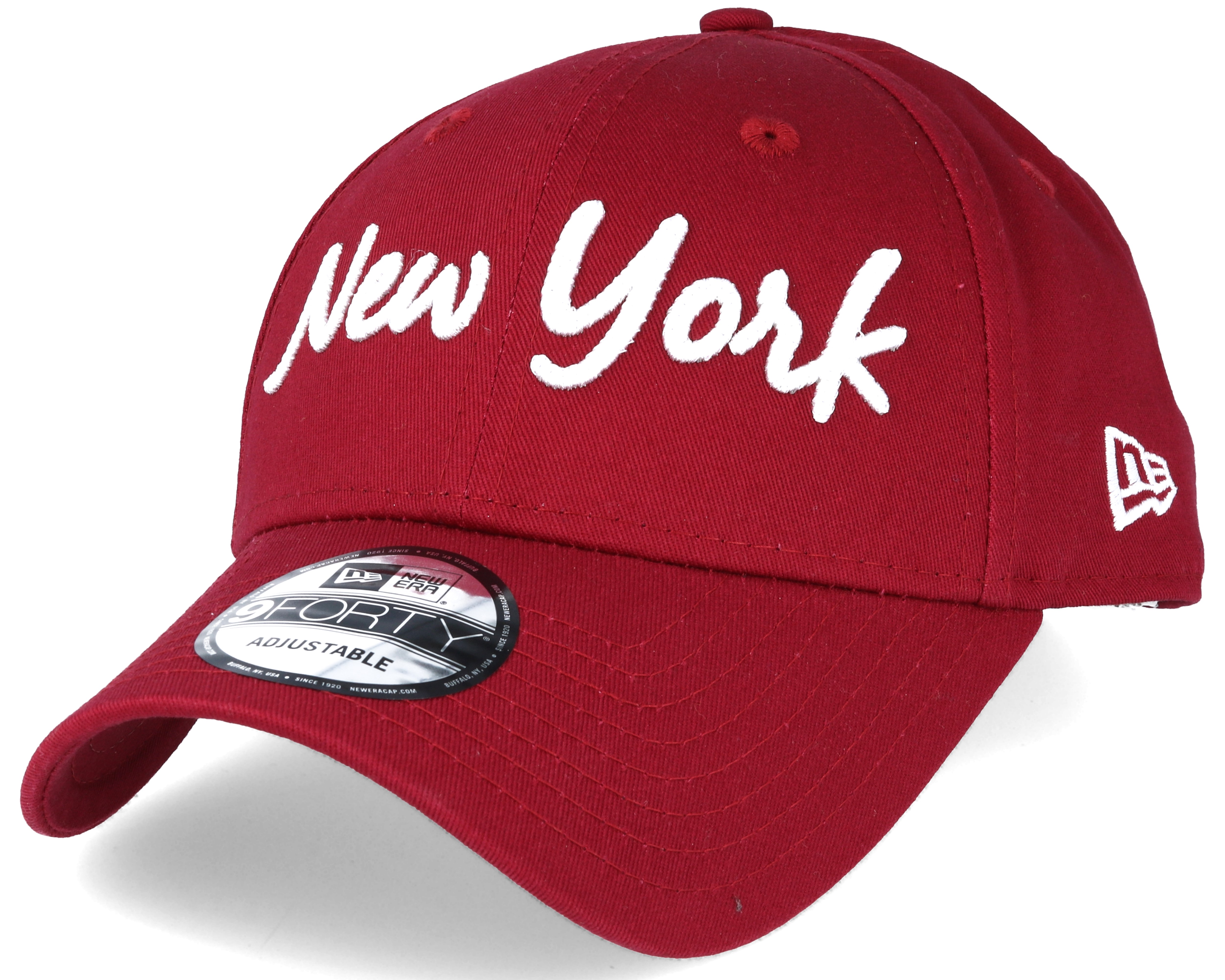 NY Yankees 9forty Script Red - New Era caps - Hatstoreworld.com