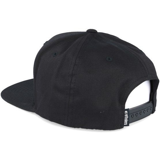 Corporate 5 Black Snapback - Etnies caps - Hatstoreworld.com