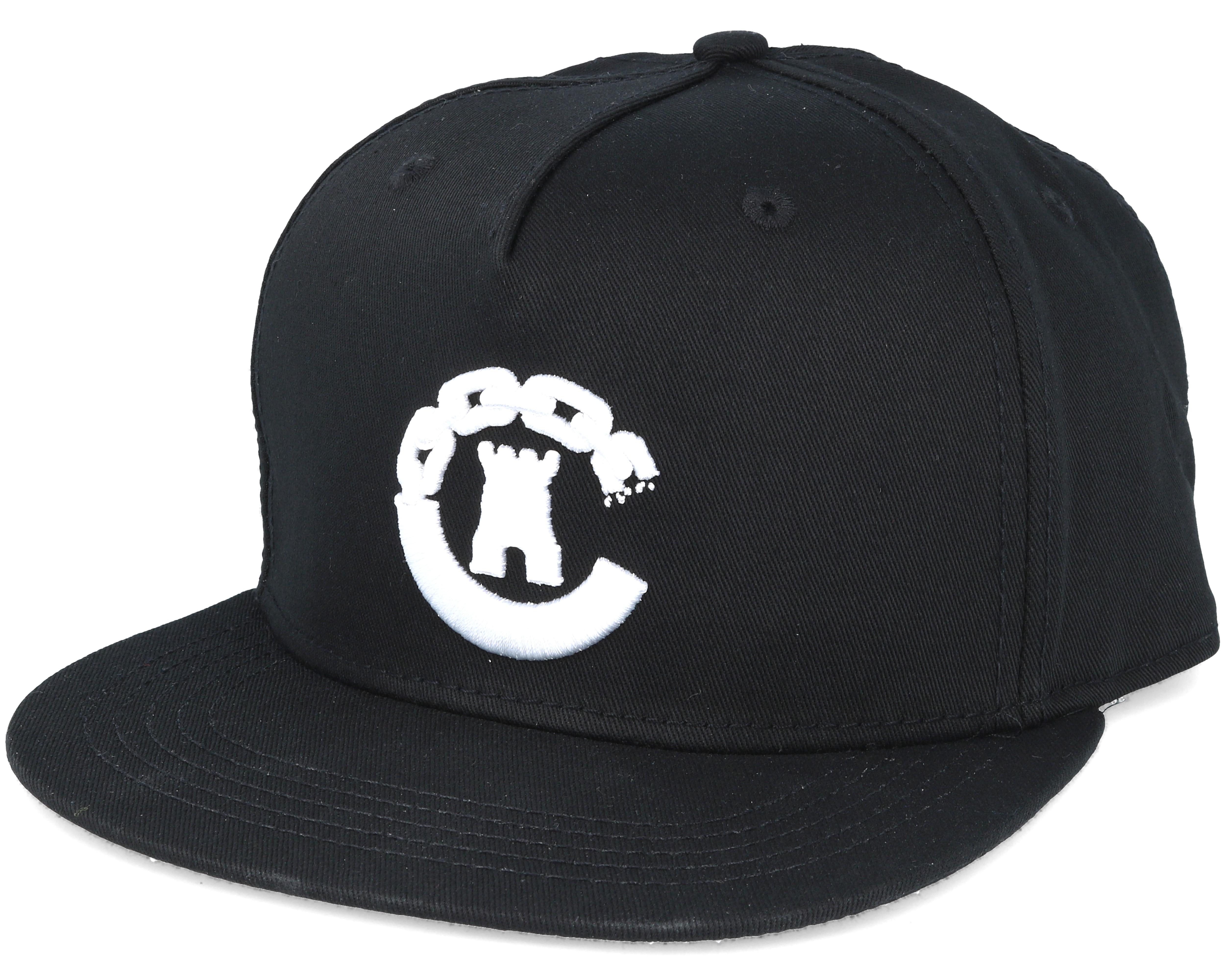 Hybrid C Black Snapback - Crooks & Castles caps - Hatstoreworld.com