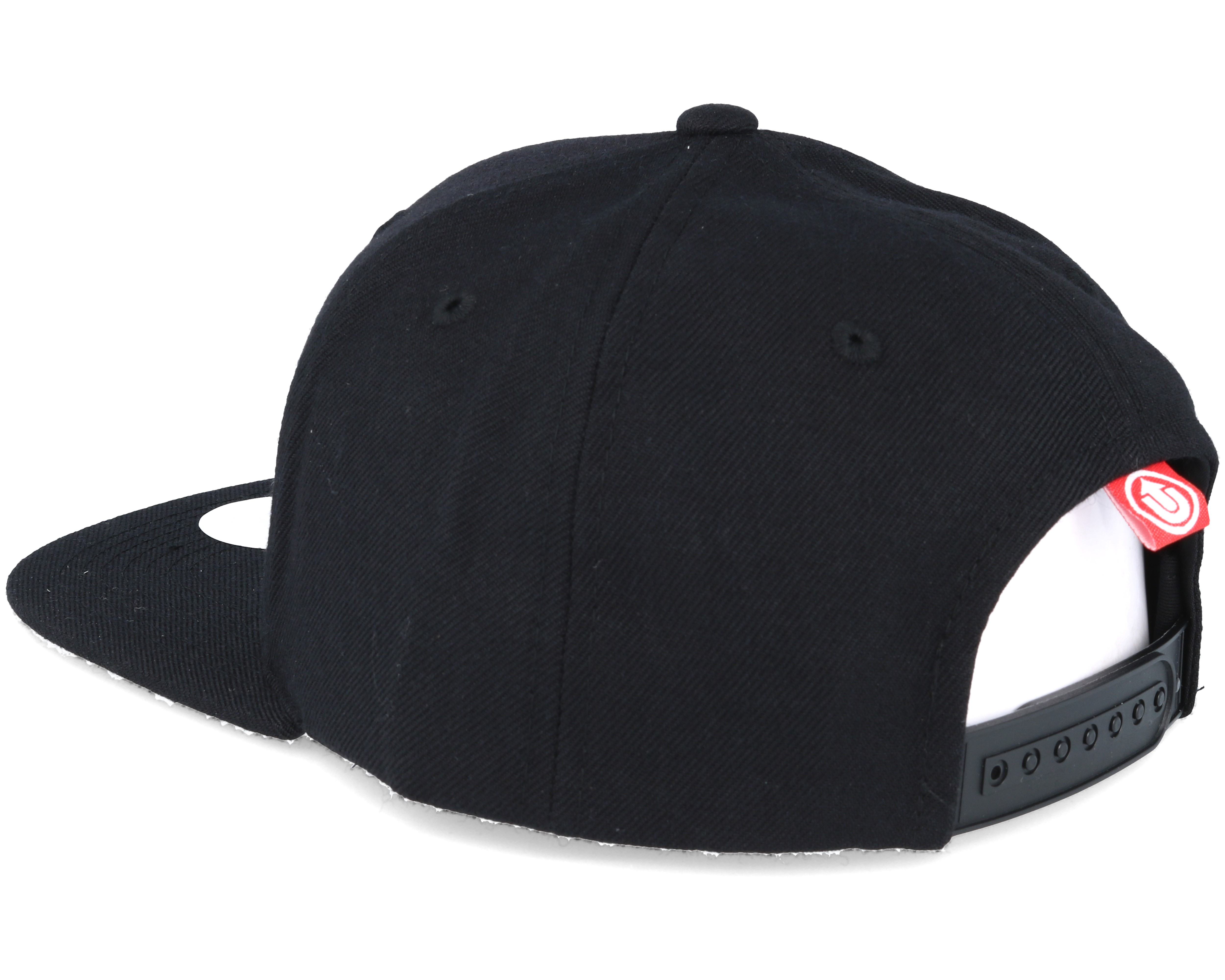 Spinback Black Snapback - Upfront caps - Hatstoreworld.com