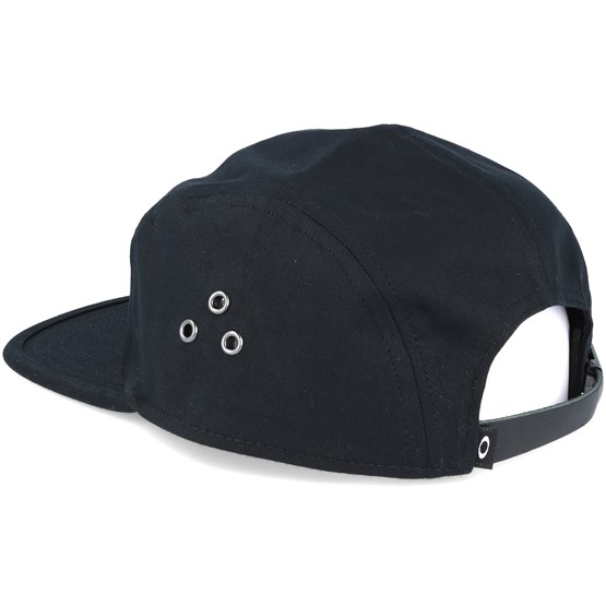 Latch 5 Panel Black Adjustable - Oakley caps - Hatstoreworld.com