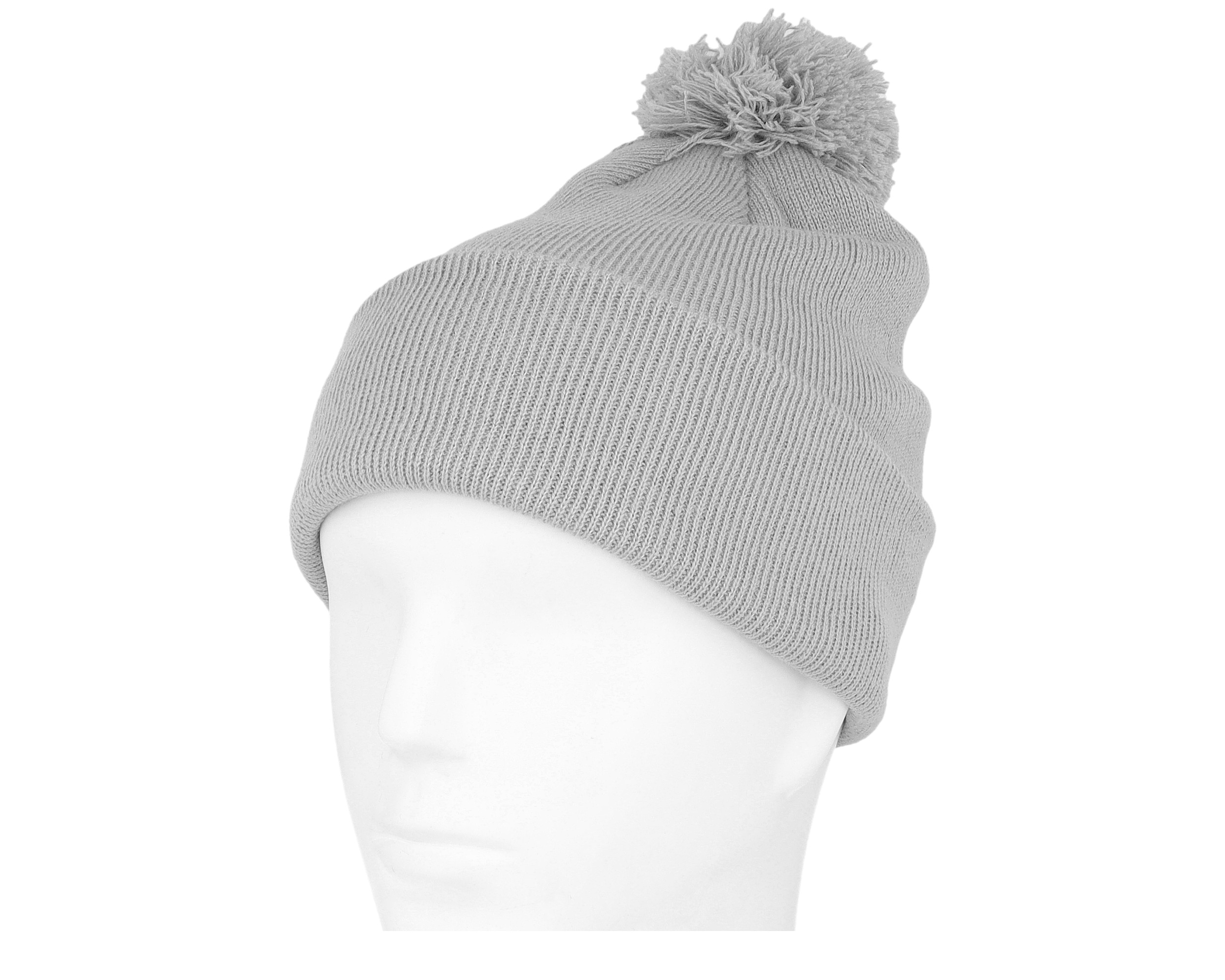 Original Pom Pom Light Grey Beanie - Beanie Basic beanies ...