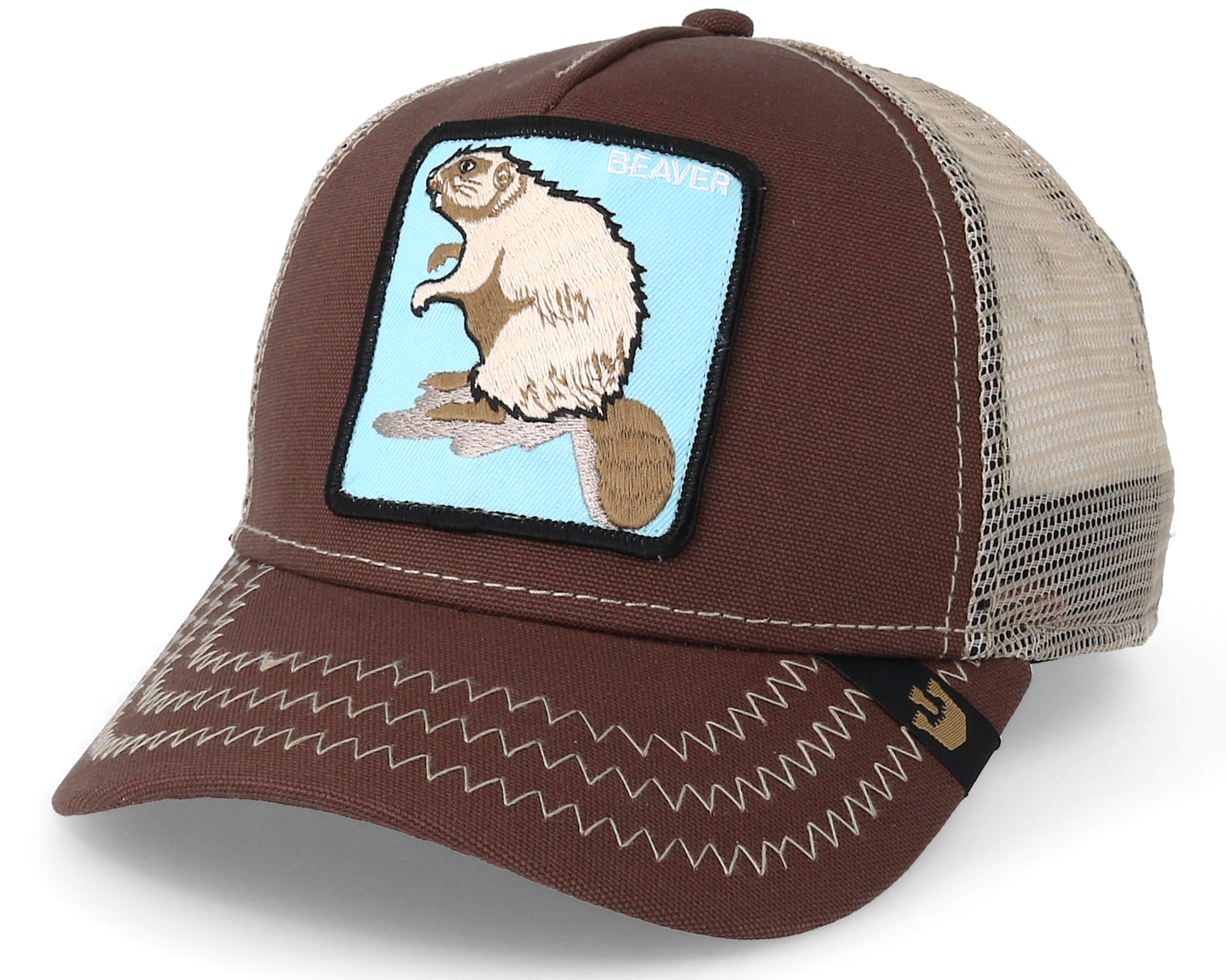 Beaver Brown Trucker - Goorin Bros. caps - Hatstoreworld.com