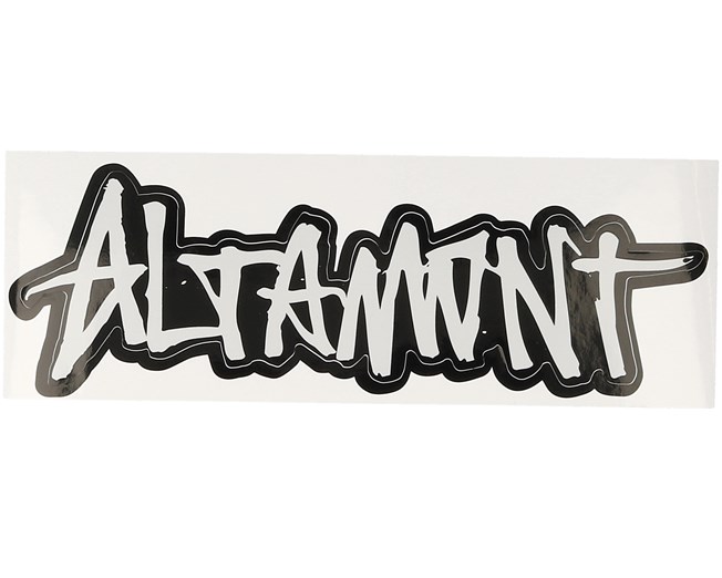 Sticker Graffiti Logo 7,5x15 Black - Altamont accessories ...