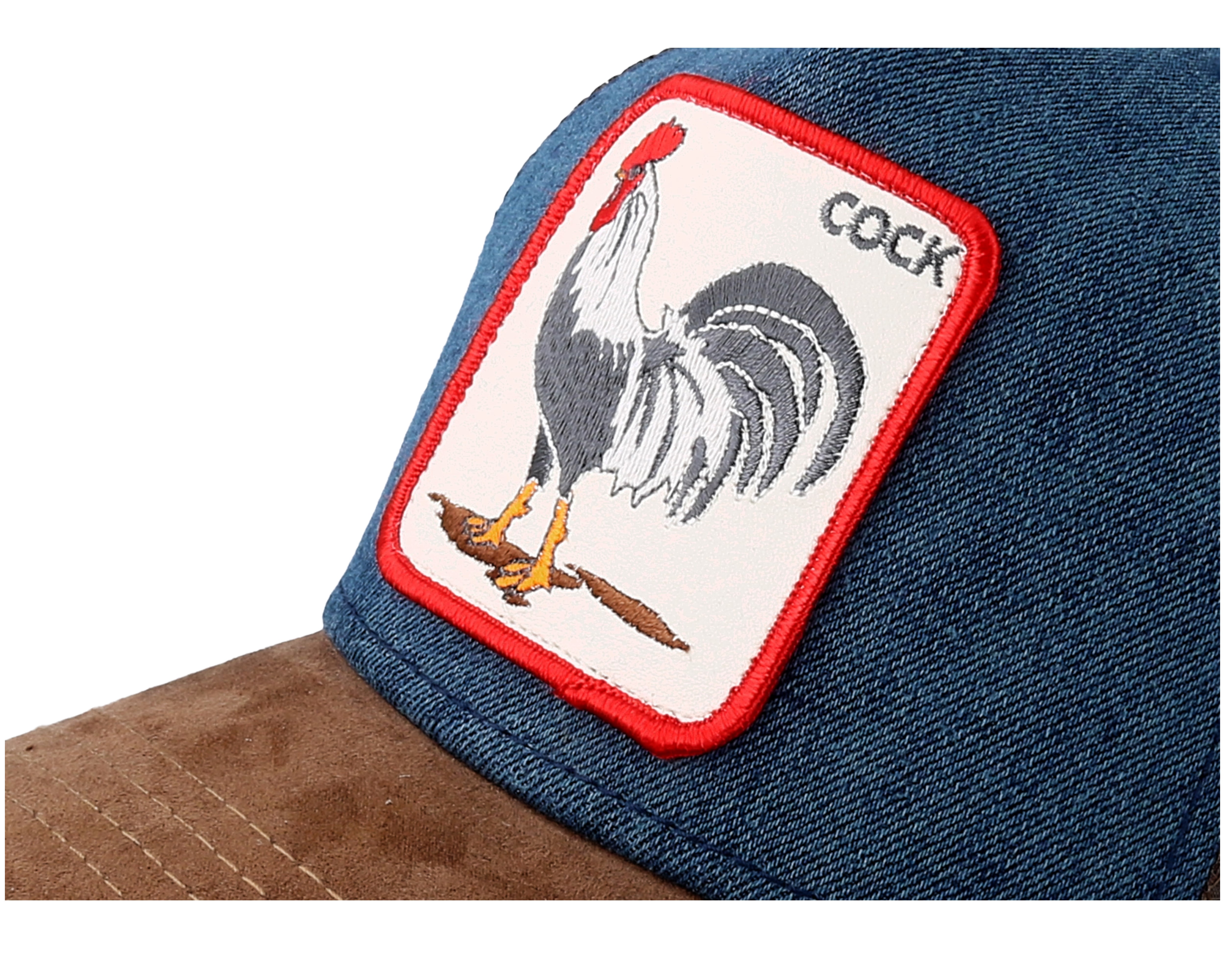 Big Strut Denim/Camel Trucker - Goorin Bros. caps - Hatstoreworld.com