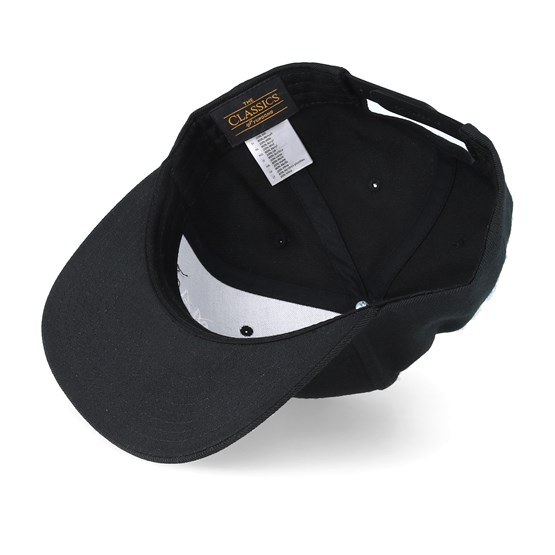 Half Circle Black Snapback - Bearded Man caps - Hatstoreworld.com