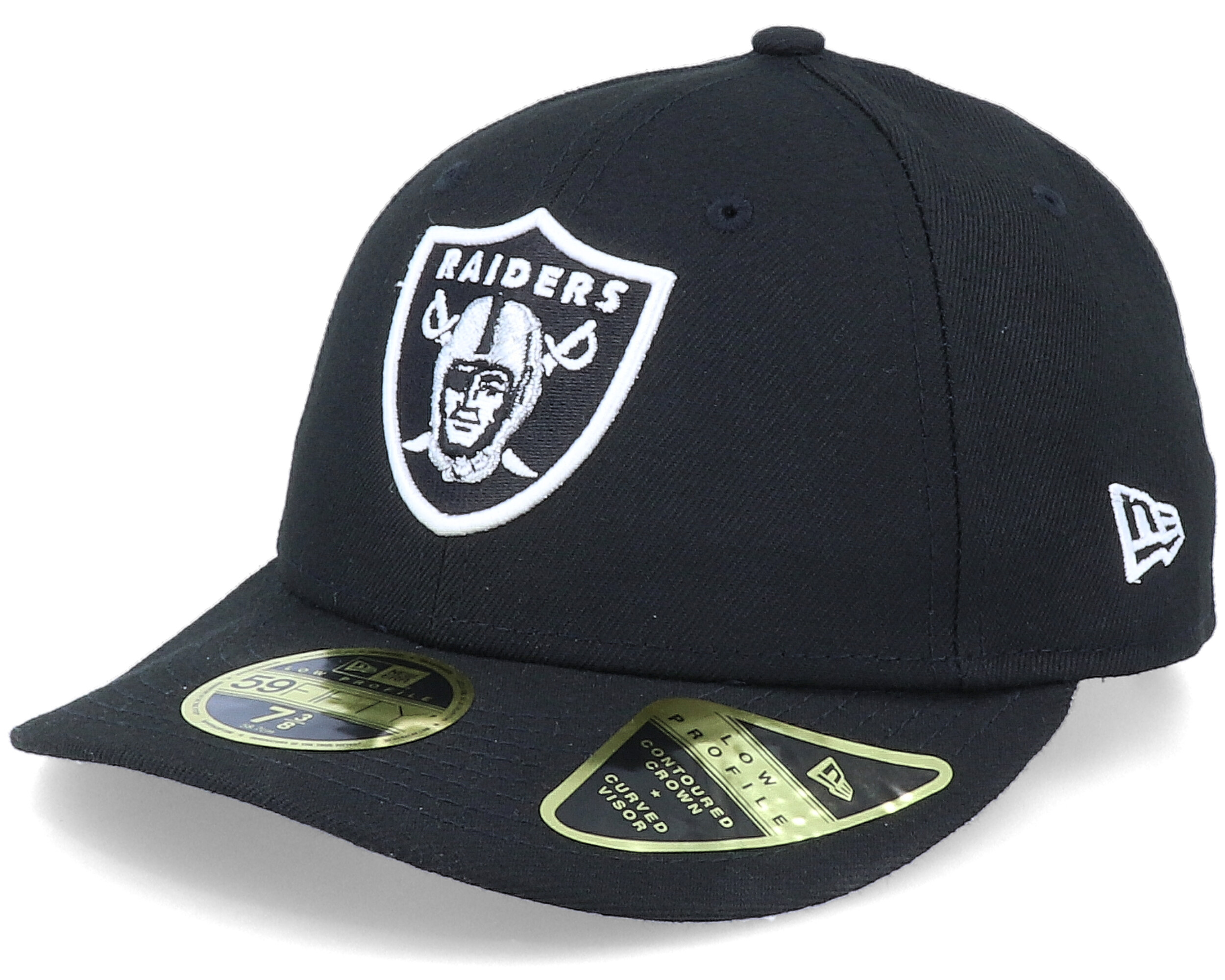 Oakland Raiders Low Profile 59Fifty Black/White Fitted - New Era caps ...