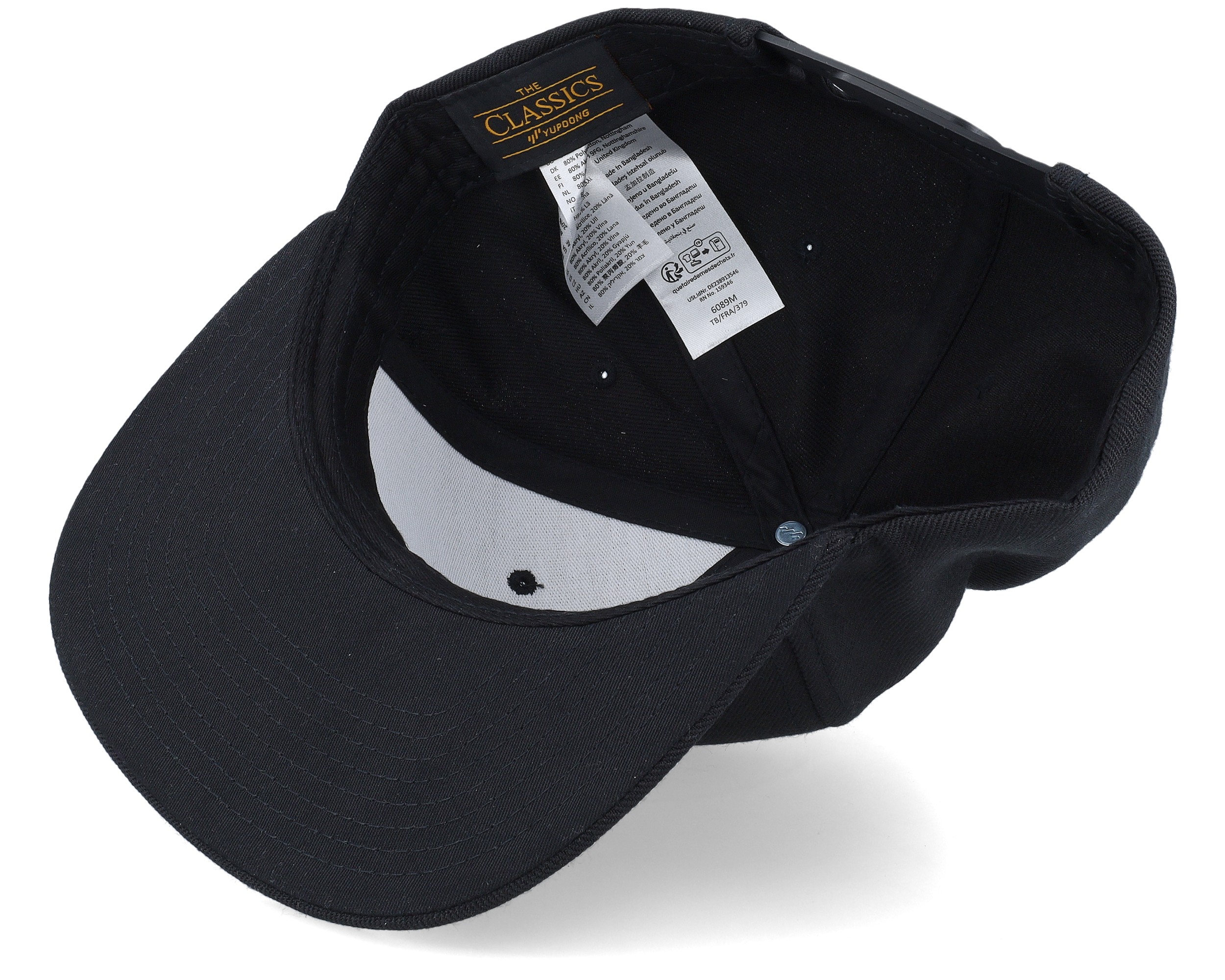 Golden Crest Black/Gold Snapback - Bearded Man caps - Hatstoreworld.com