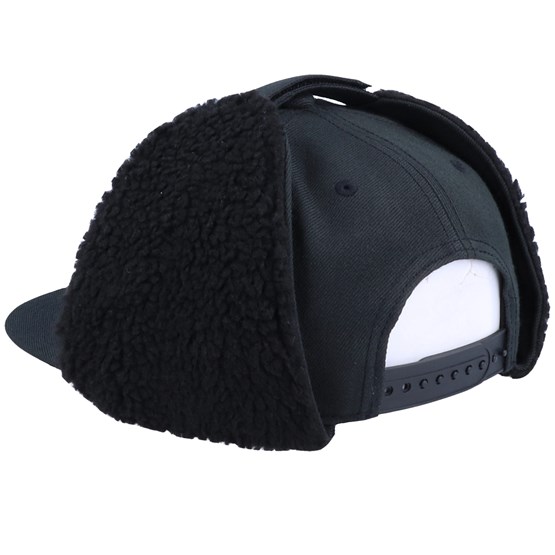 Logo Black Earflap - Bearded Man caps - Hatstoreworld.com
