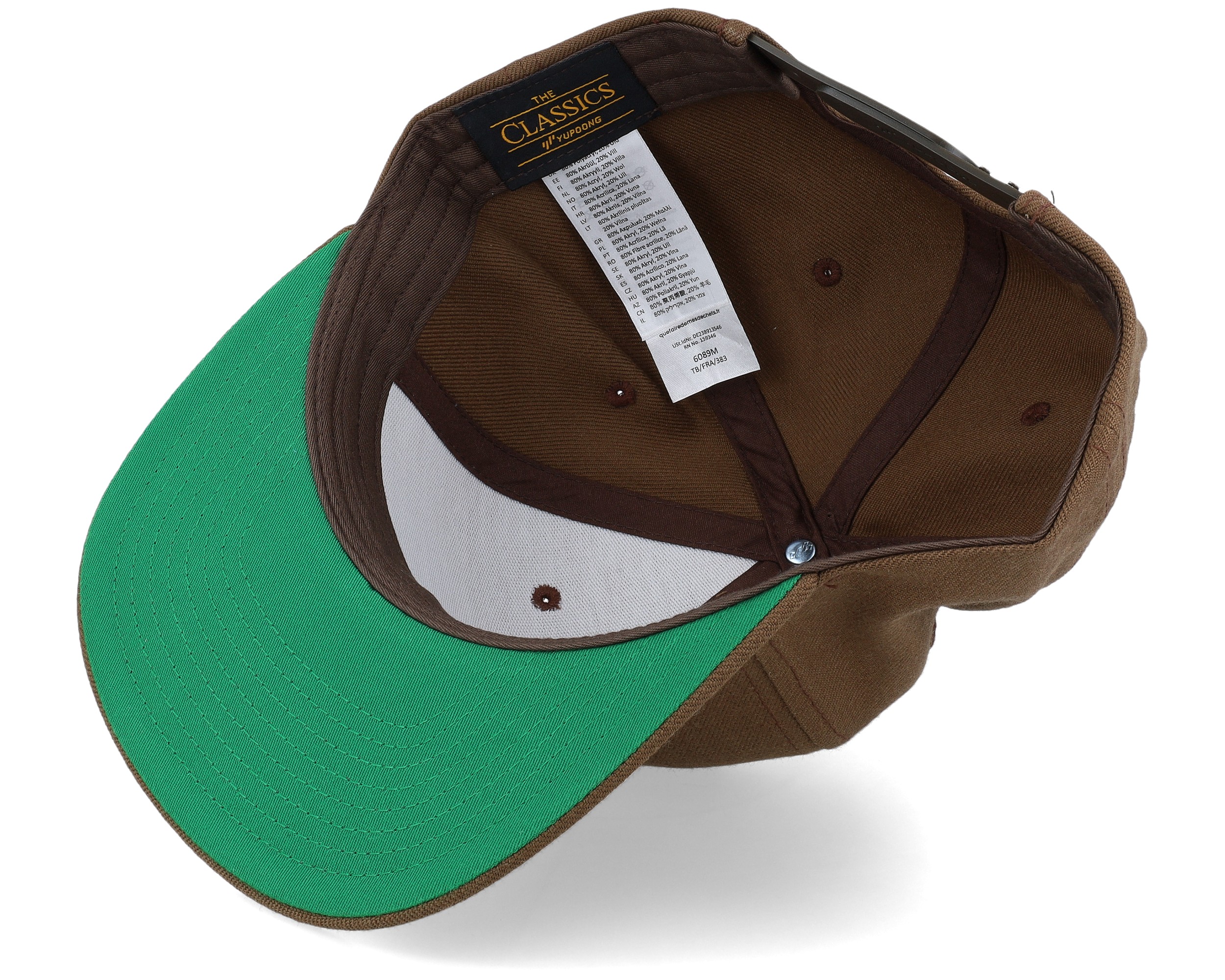Logo Light Brown Snapback - Bearded Man caps - Hatstoreworld.com