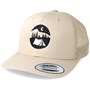 Tent Logo Beige Trucker - Wild Spirit caps - Hatstoreworld.com