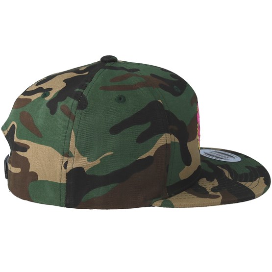 Donut Time Camo Snapback - BOOM caps - Hatstoreworld.com