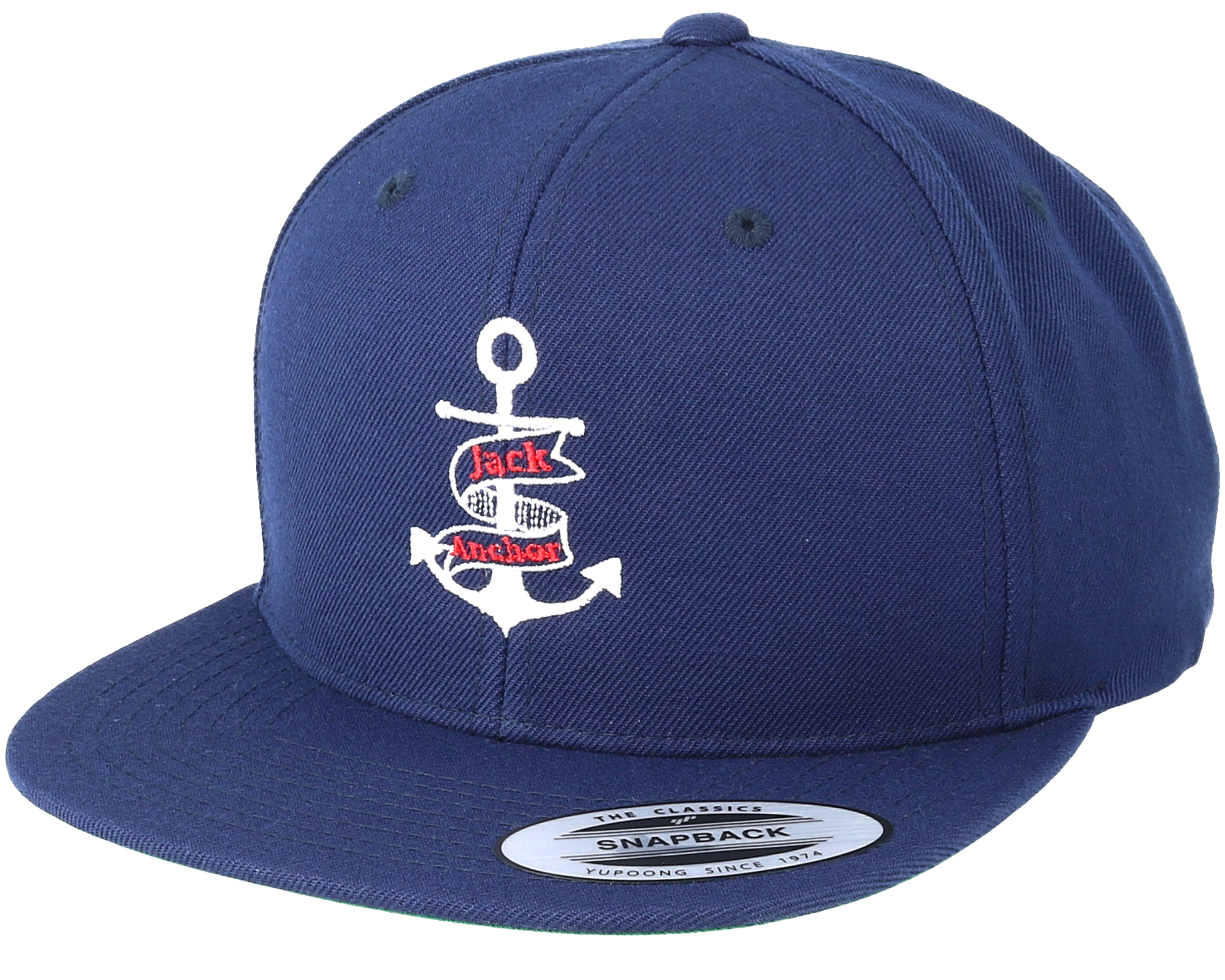 Anchor Navy/White Snapback - Jack Anchor caps - Hatstoreworld.com
