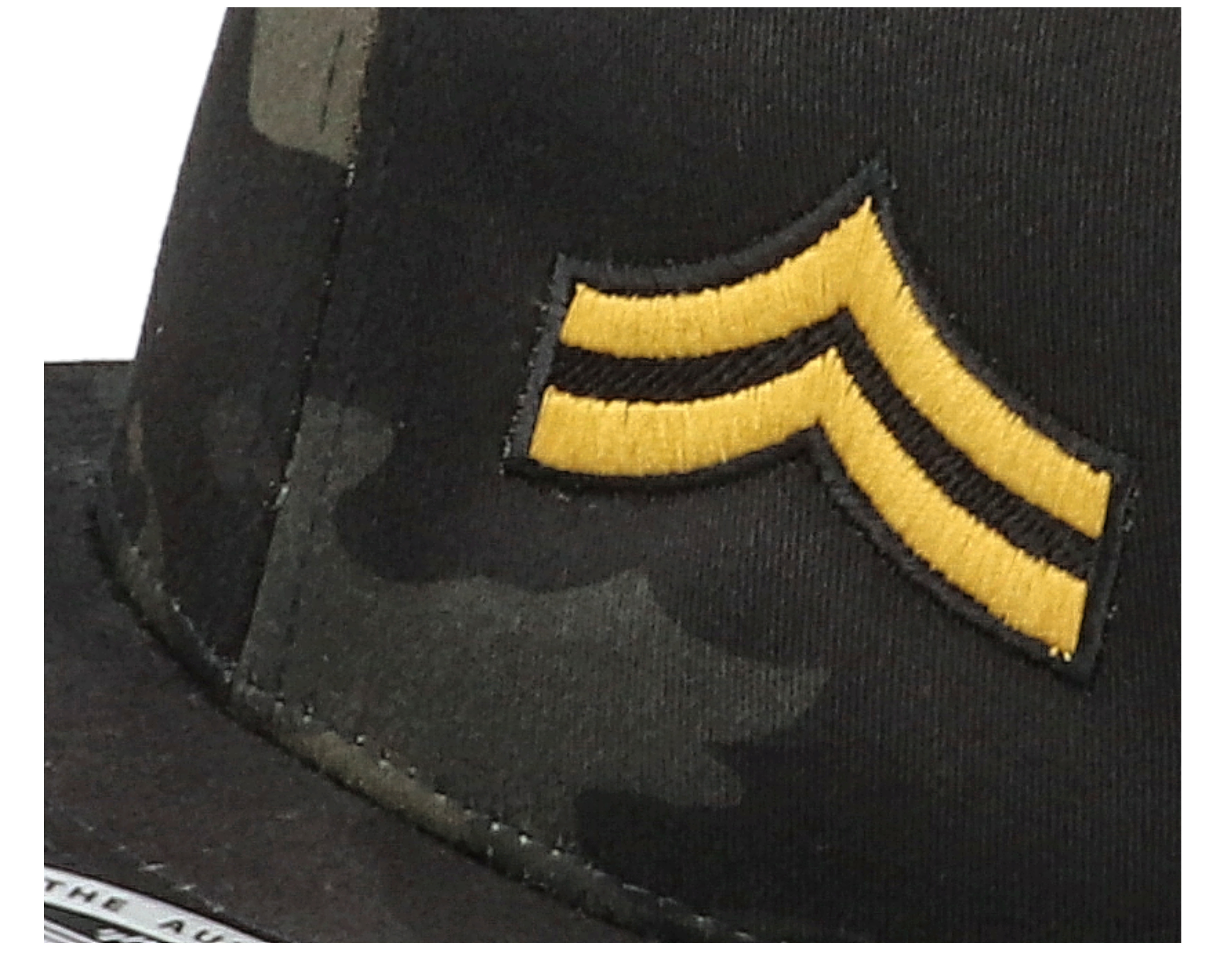 Corporal Insignia Side Panel Multicam Black Snapback - Army Head caps ...
