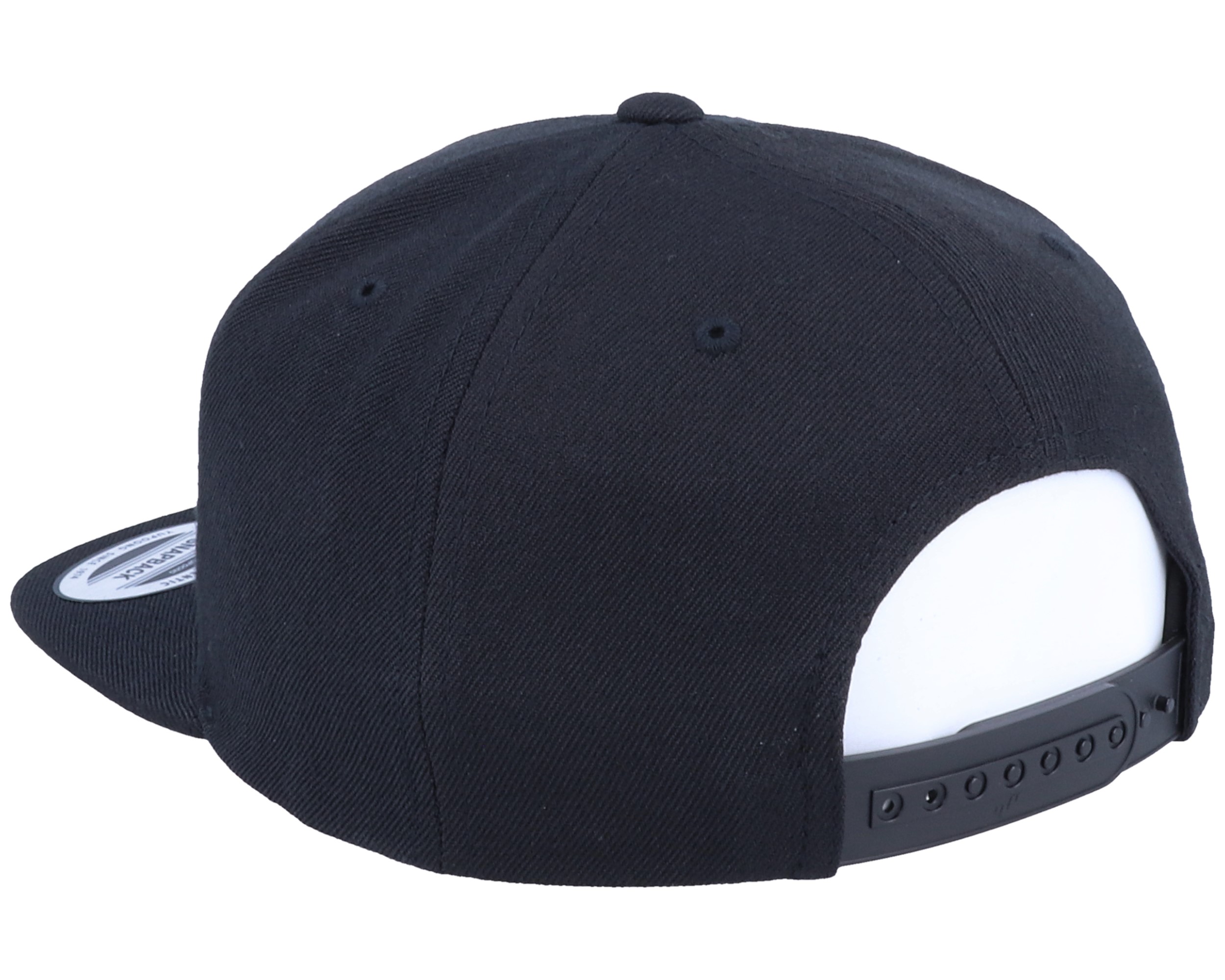 M Letter 3D Black Snapback - Iconic caps - Hatstoreworld.com