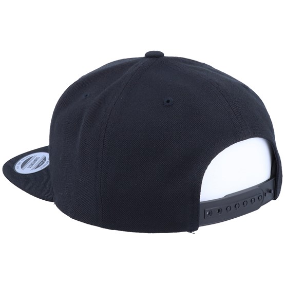 R Letter 3D Black Snapback - Iconic caps - Hatstoreworld.com