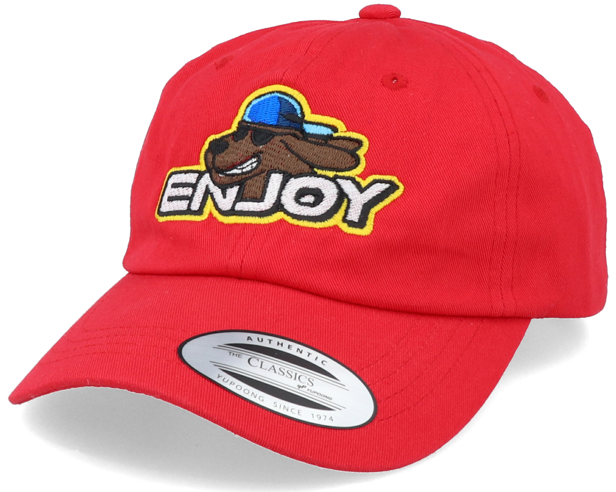 Enjoy Red Dad Cap Adjustable - Iconic caps - Hatstoreworld.com