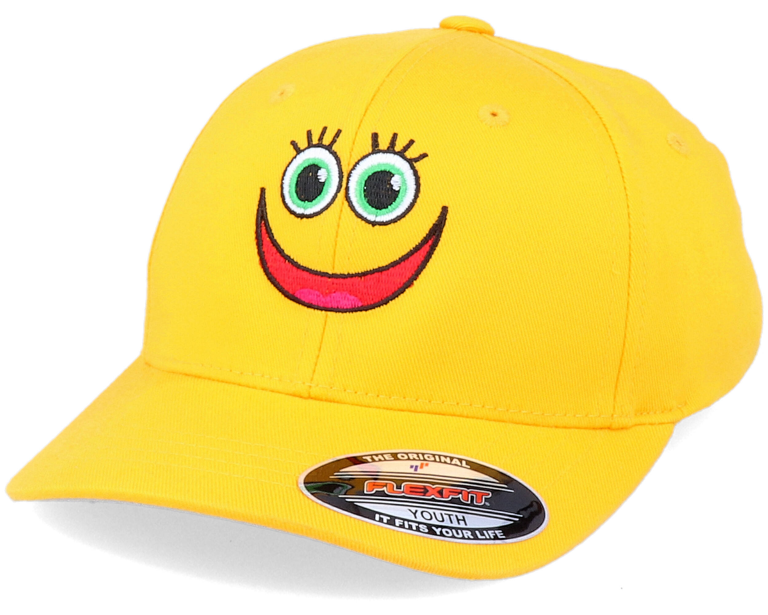 Kids Big Smile Yellow Flexfit - Kiddo Cap caps - Hatstoreworld.com
