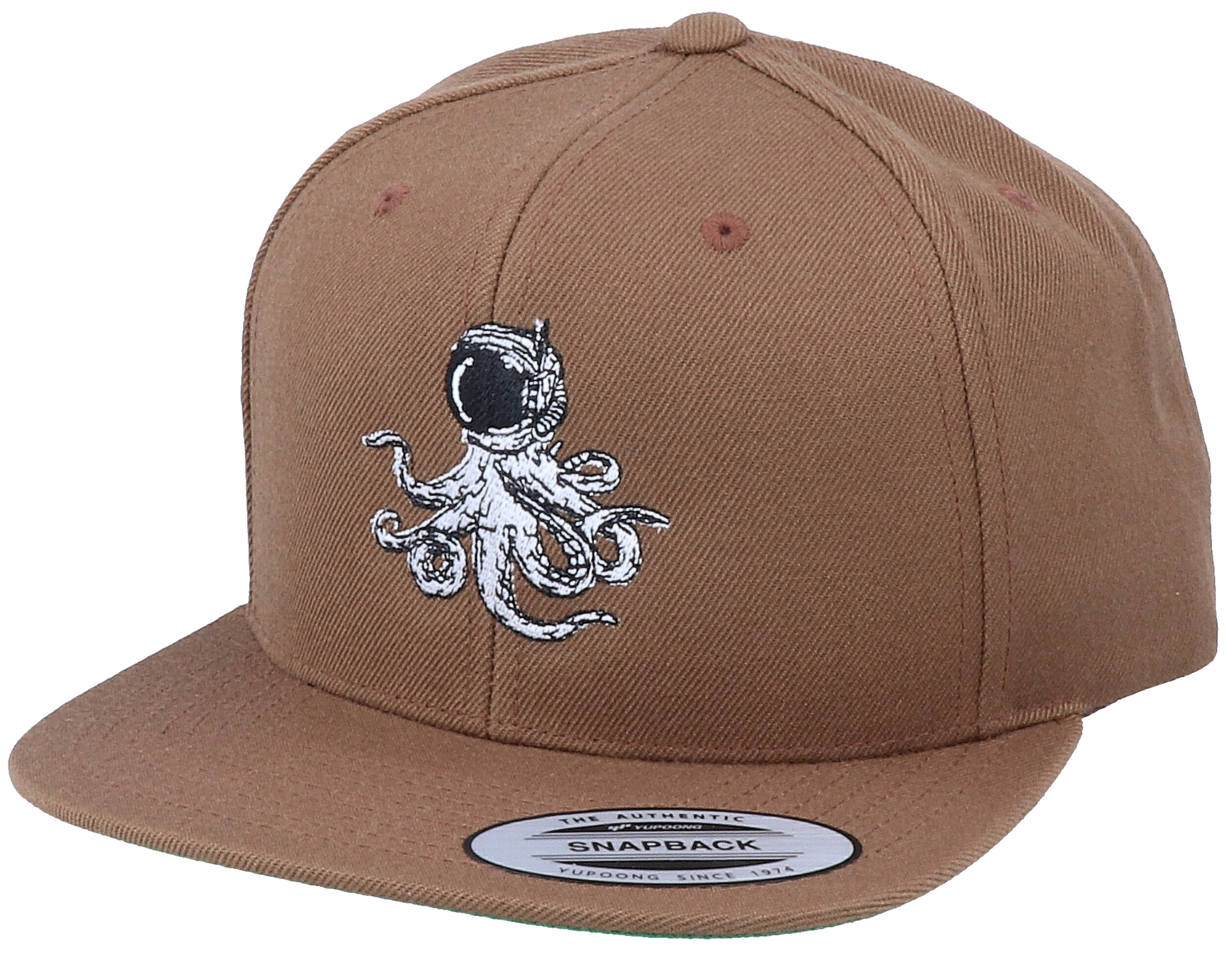 Astro Squid Brown Snapback - Iconic caps - Hatstoreworld.com