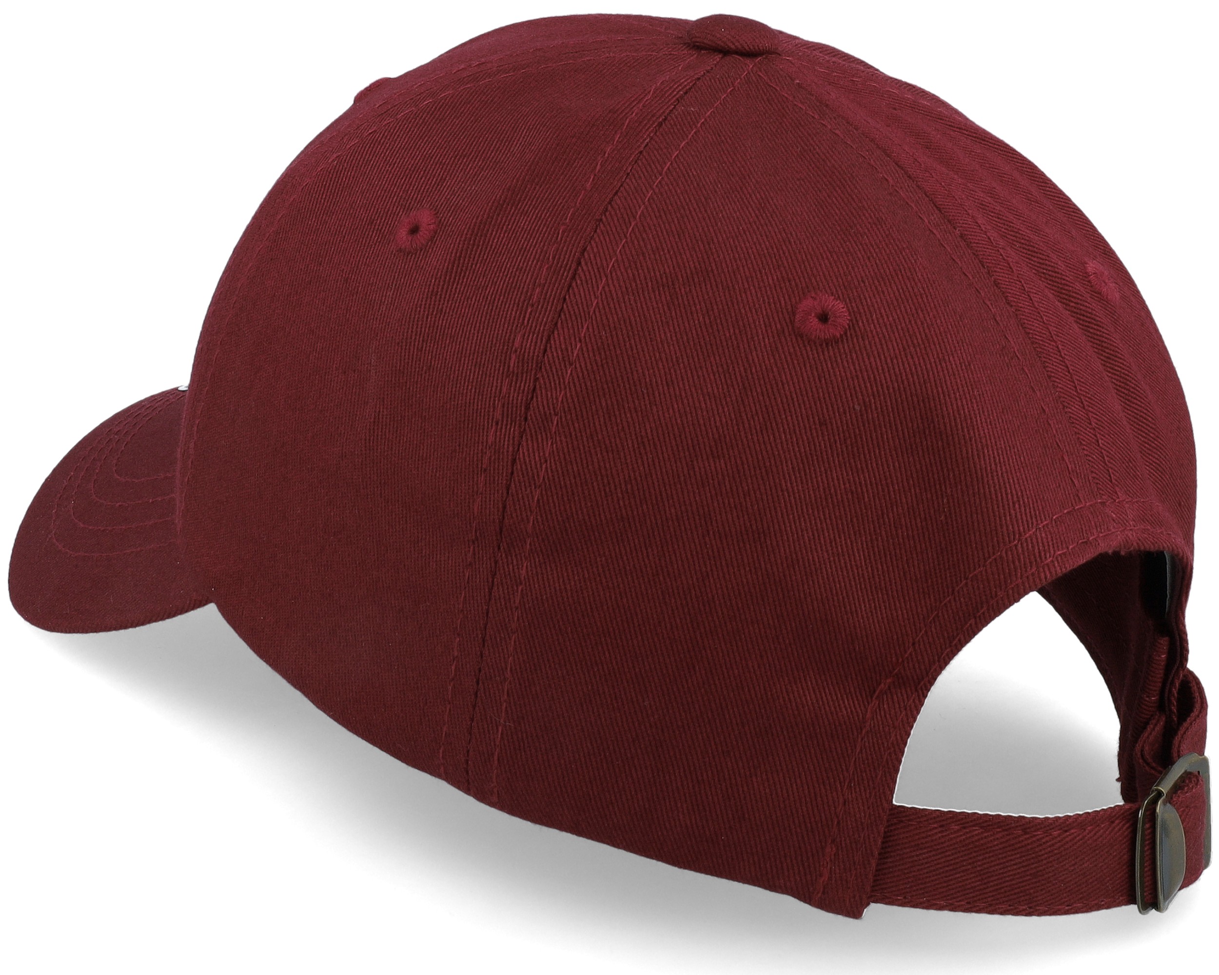 Badge Logo Maroon Dad Cap - Bearded Man caps - Hatstoreworld.com